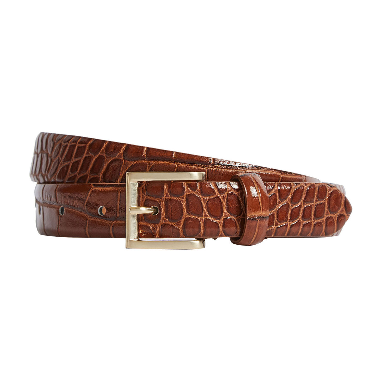 Molly Croc Embossed Belt