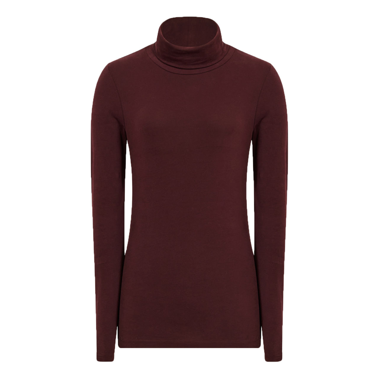 REISS Phoebe Roll Neck Top