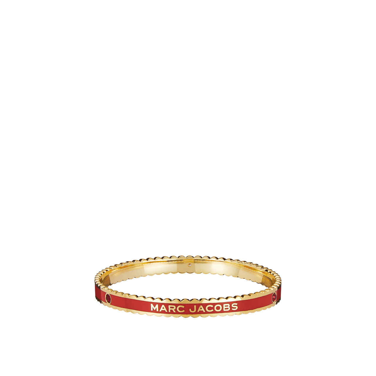 MARC JACOBS The Medallion Scalloped Bangle