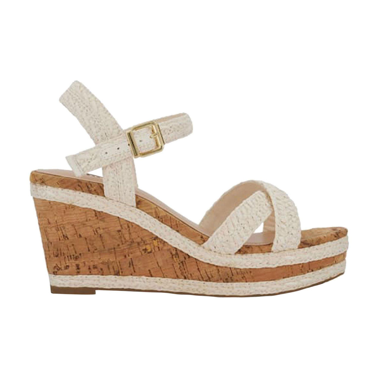 DUNE LONDON Kelisa Cross-Strap Wedges