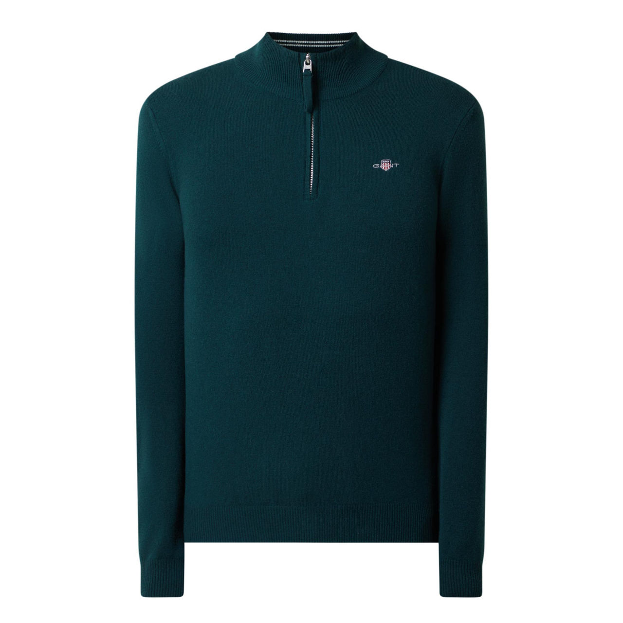 Shield Logo Half-Zip Sweater