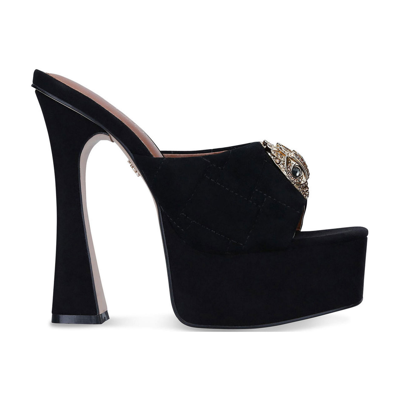 Kensington Platform Heeled Mules