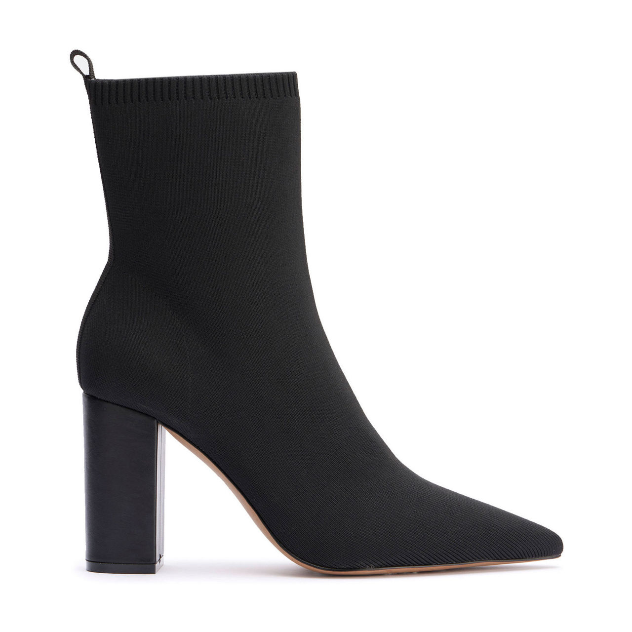 Knitted Block Heel Boots