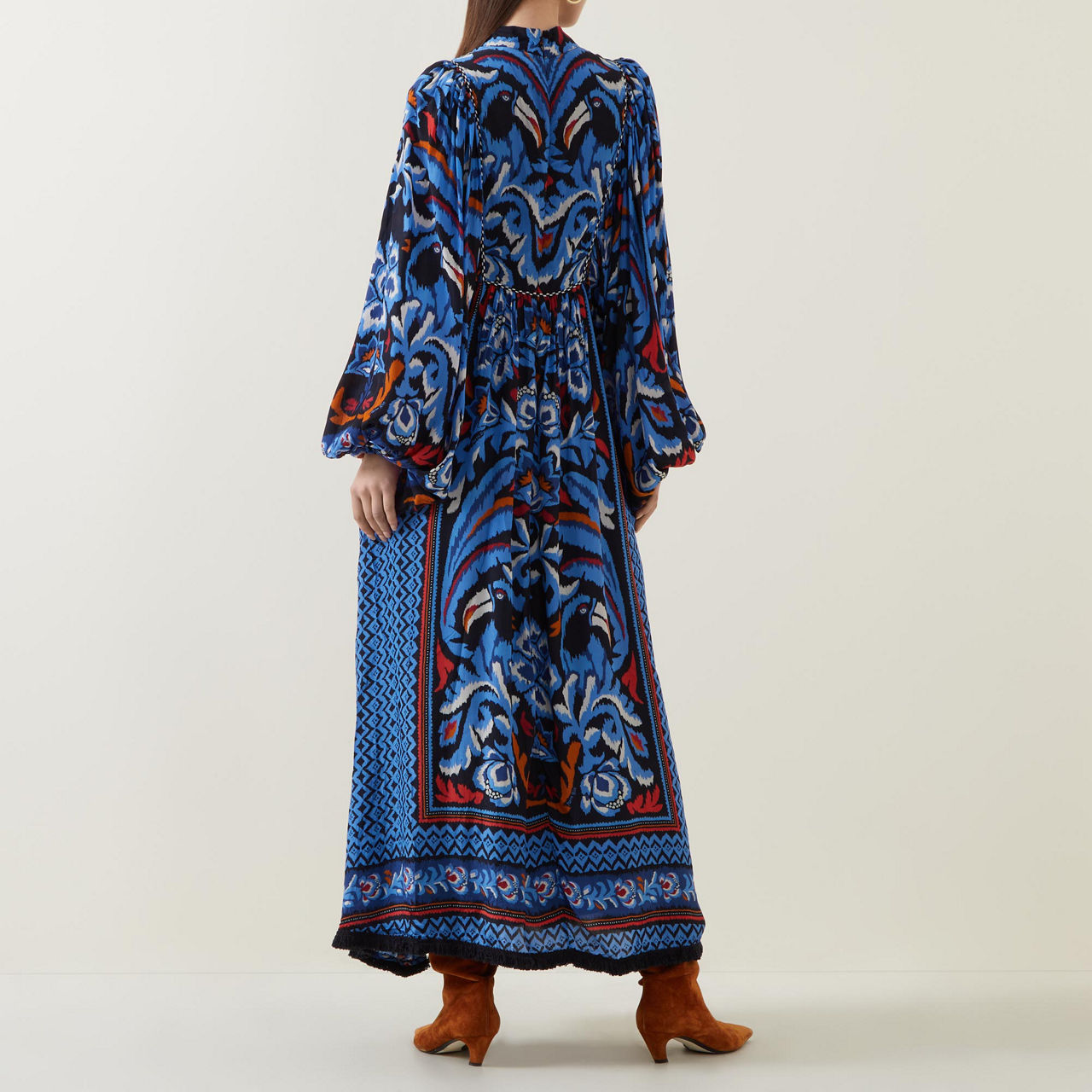FARM RIO Printed Flared Dress