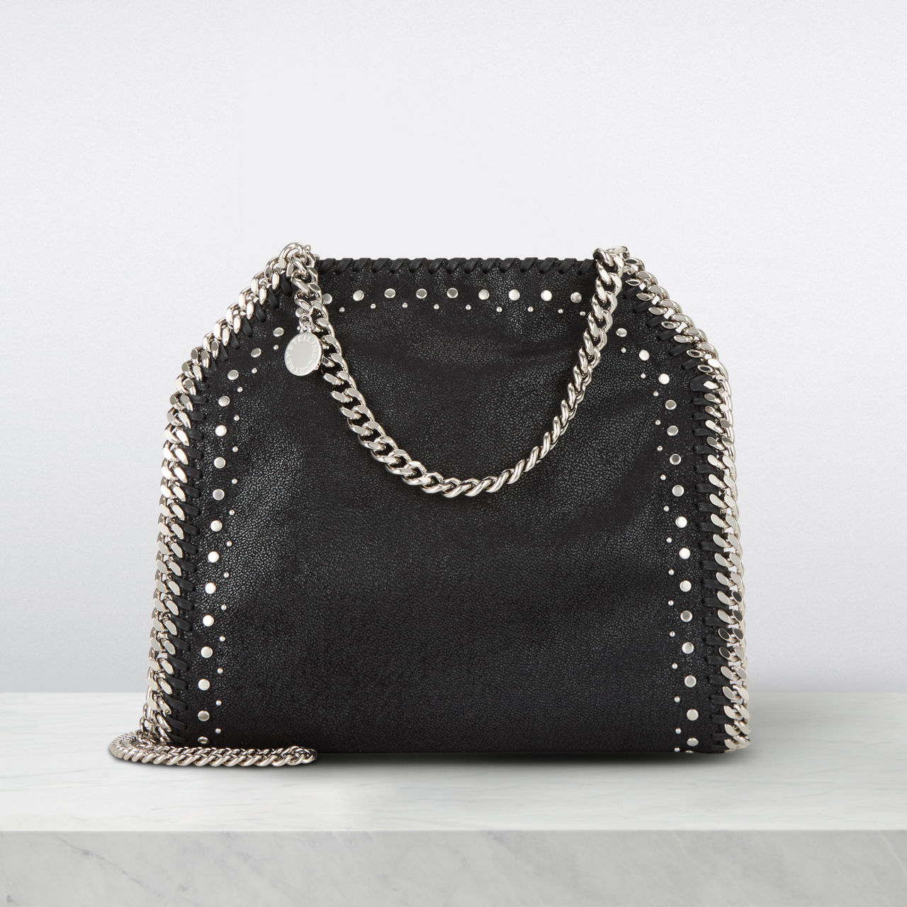 STELLA MCCARTNEY Falabella Studded Mini Tote Bag