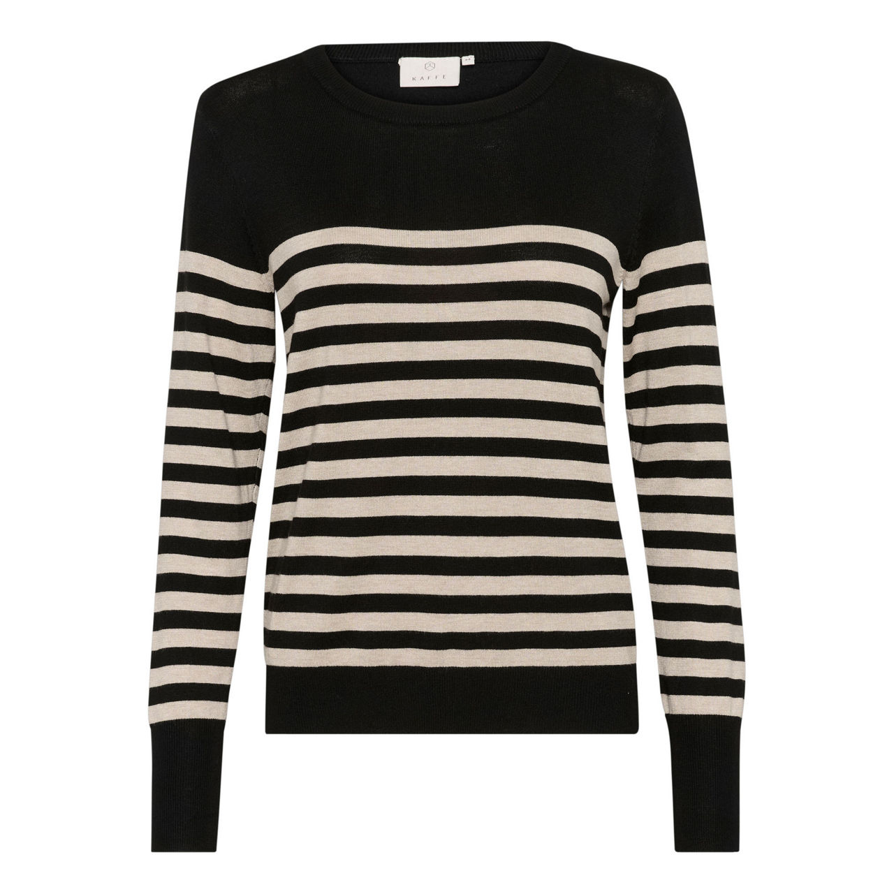 KAFFE Lizza Striped Sweater