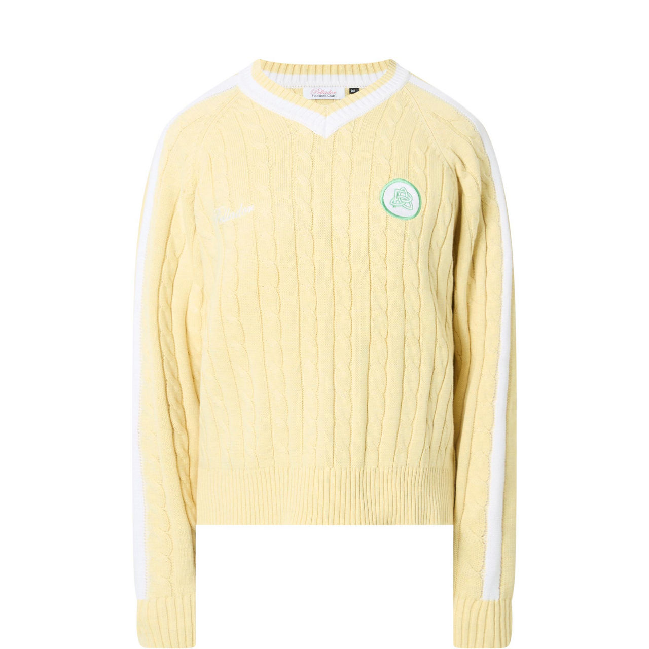 PELLADOR Crest Logo Cable-Knit Sweater