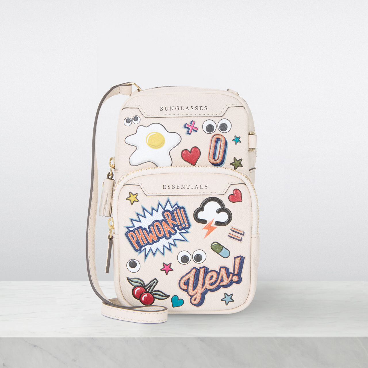 ANYA HINDMARCH All Over Stickers Essential Crossbody Bag