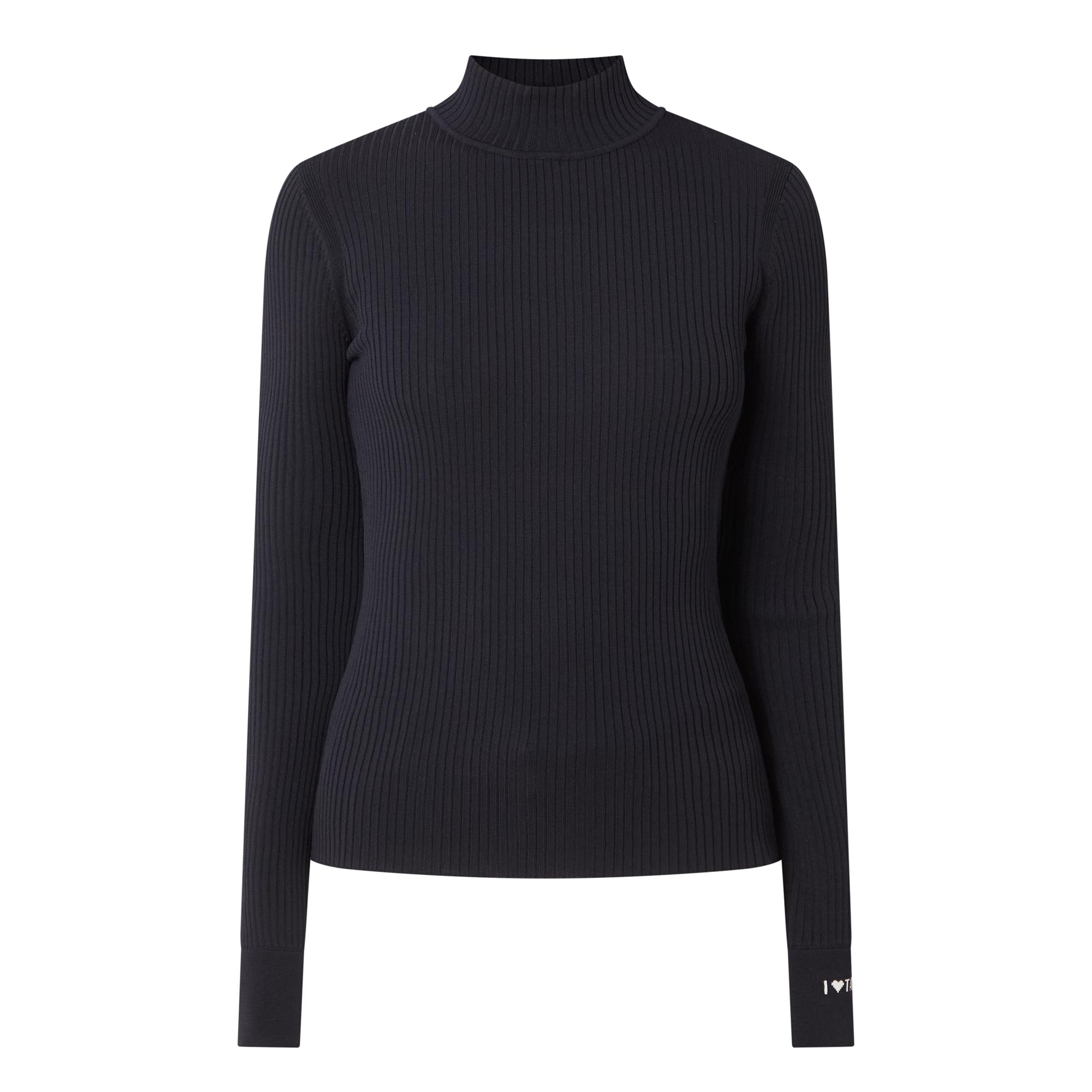 Prudie I Heart Tara Ribbed Turtleneck