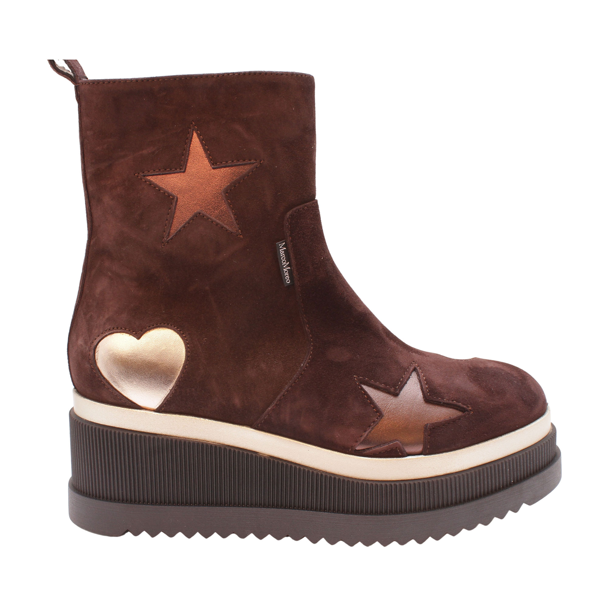 Corinne Cut-Out Suede Ankle Boots