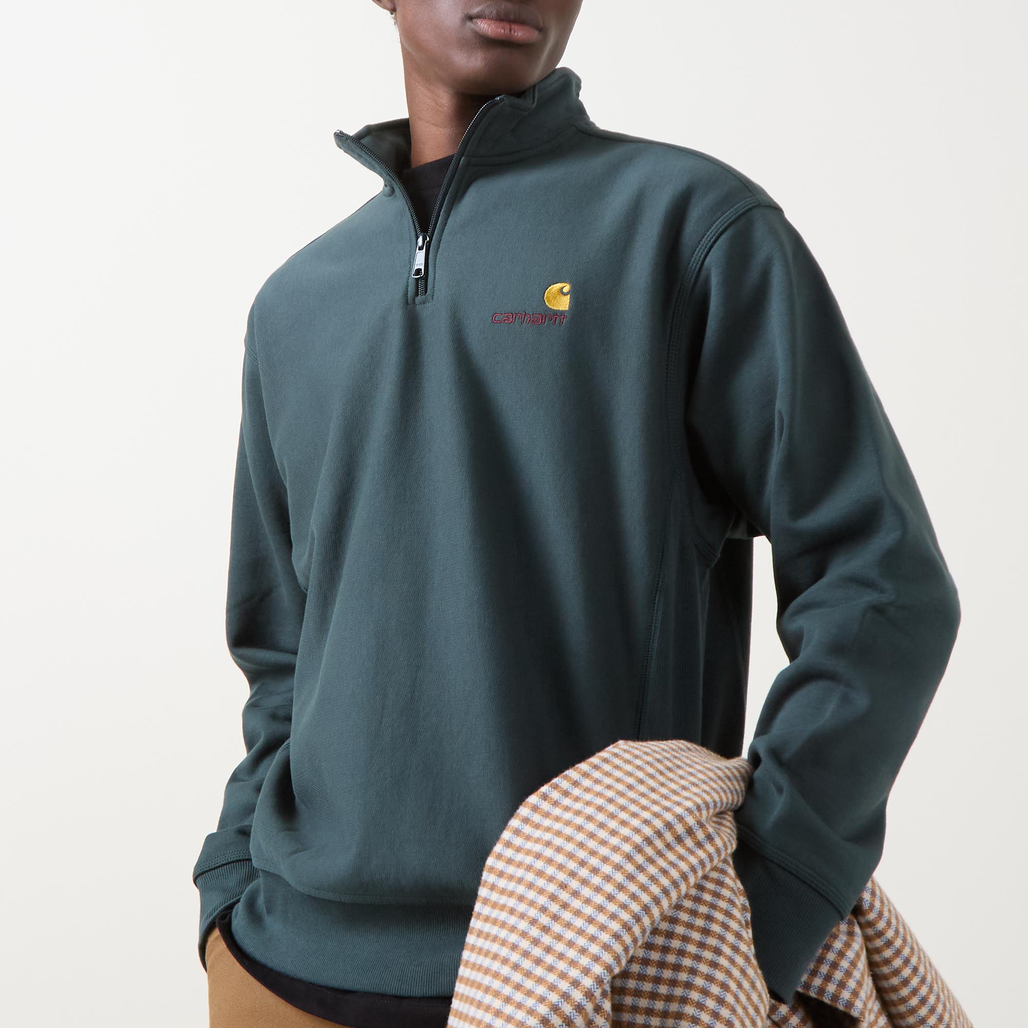 CARHARTT WIP American Script Half-Zip Sweatshirt