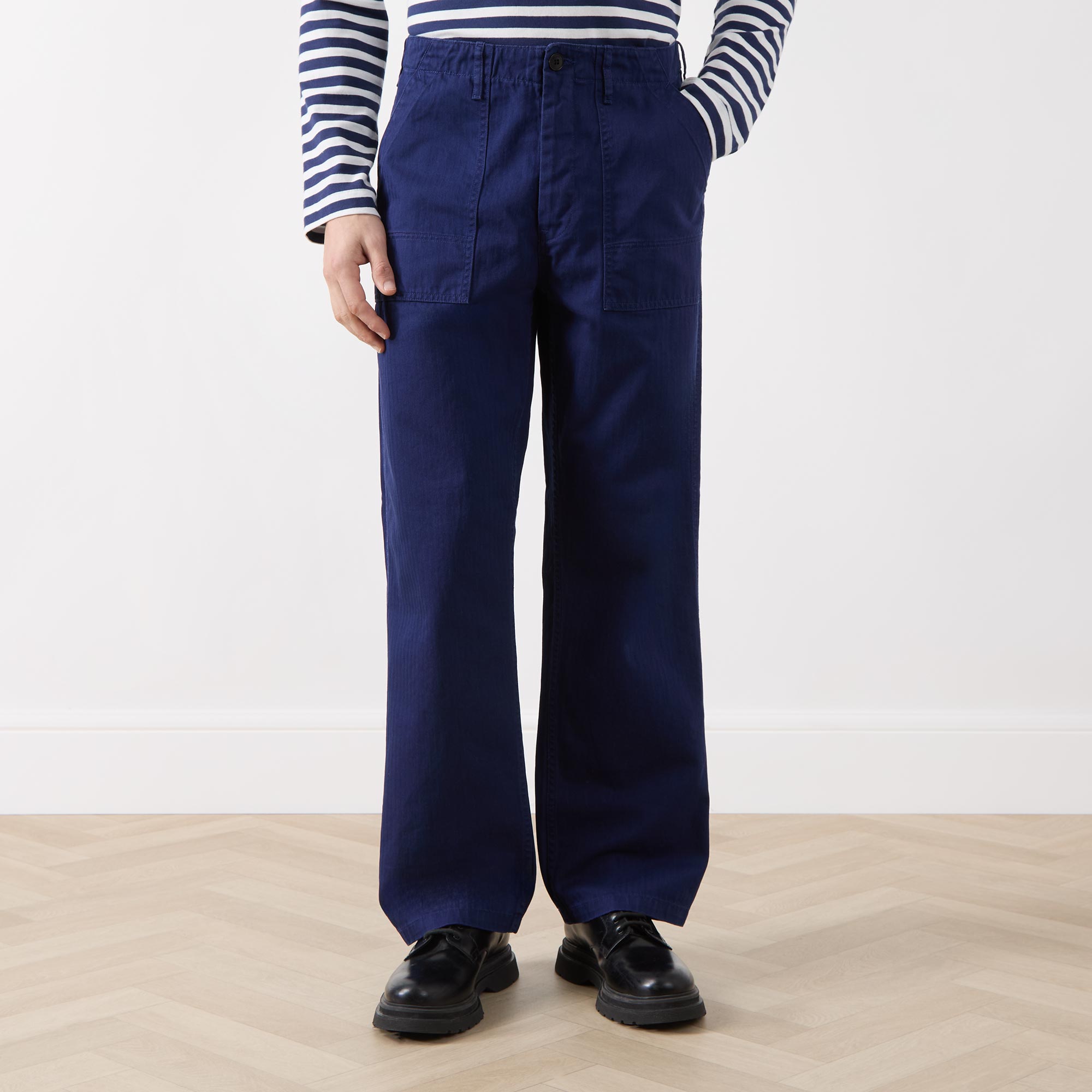 NUDIE JEANS Tuff Tony Loose Wide Leg Trousers