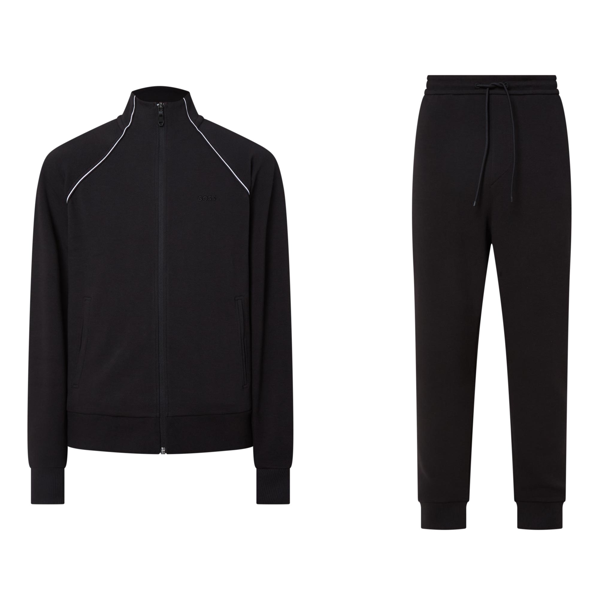 BOSS Contrast Stripe Logo Two-Piece Tracksuit