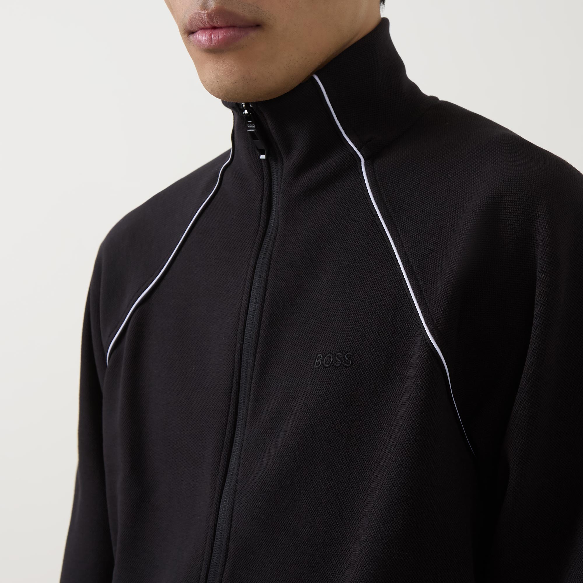 BOSS Contrast Stripe Logo Two-Piece Tracksuit