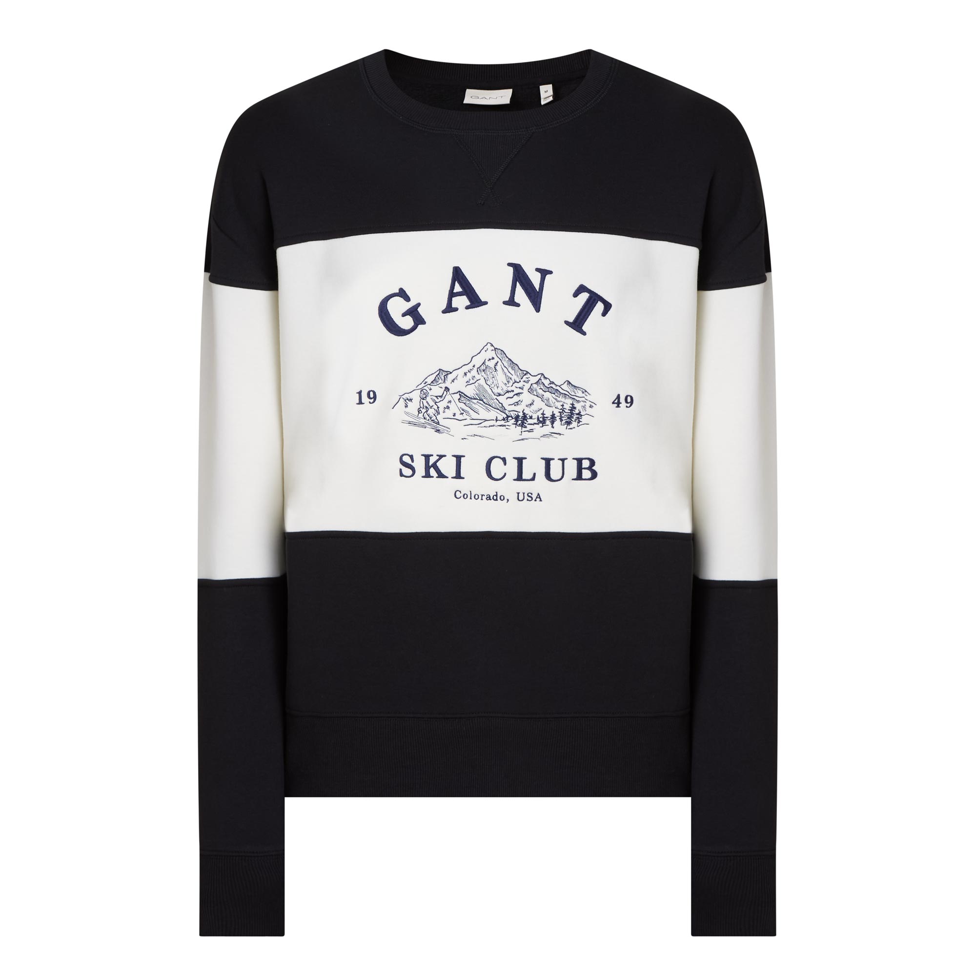 GANT Logo Colour-Block Sweatshirt