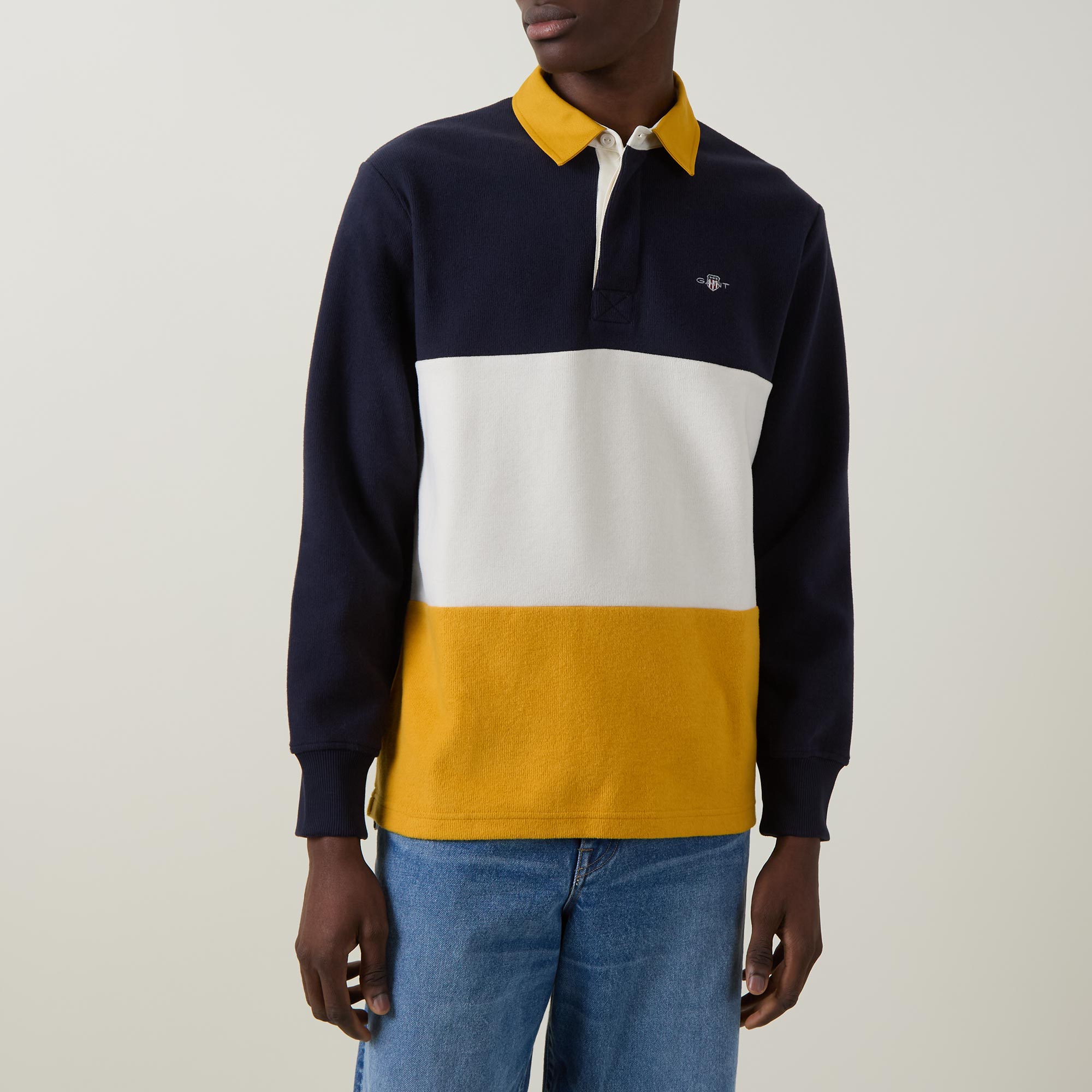 GANT Shield Logo Colour-Block Sweatshirt