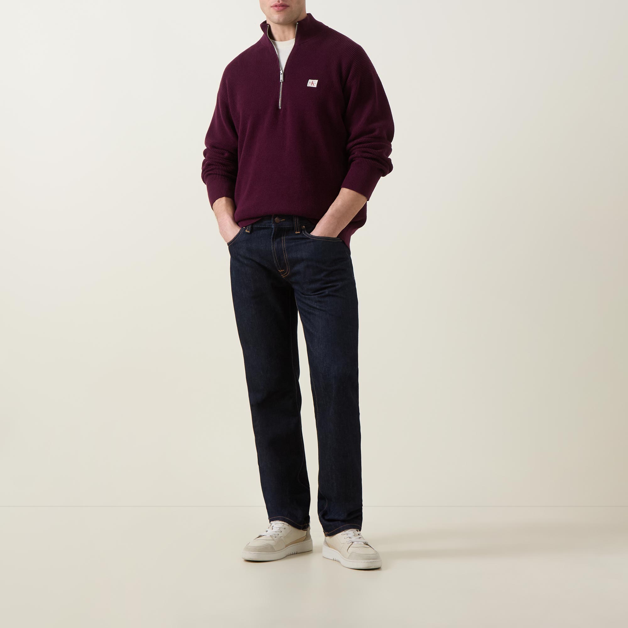 Logo Half-Zip Sweater