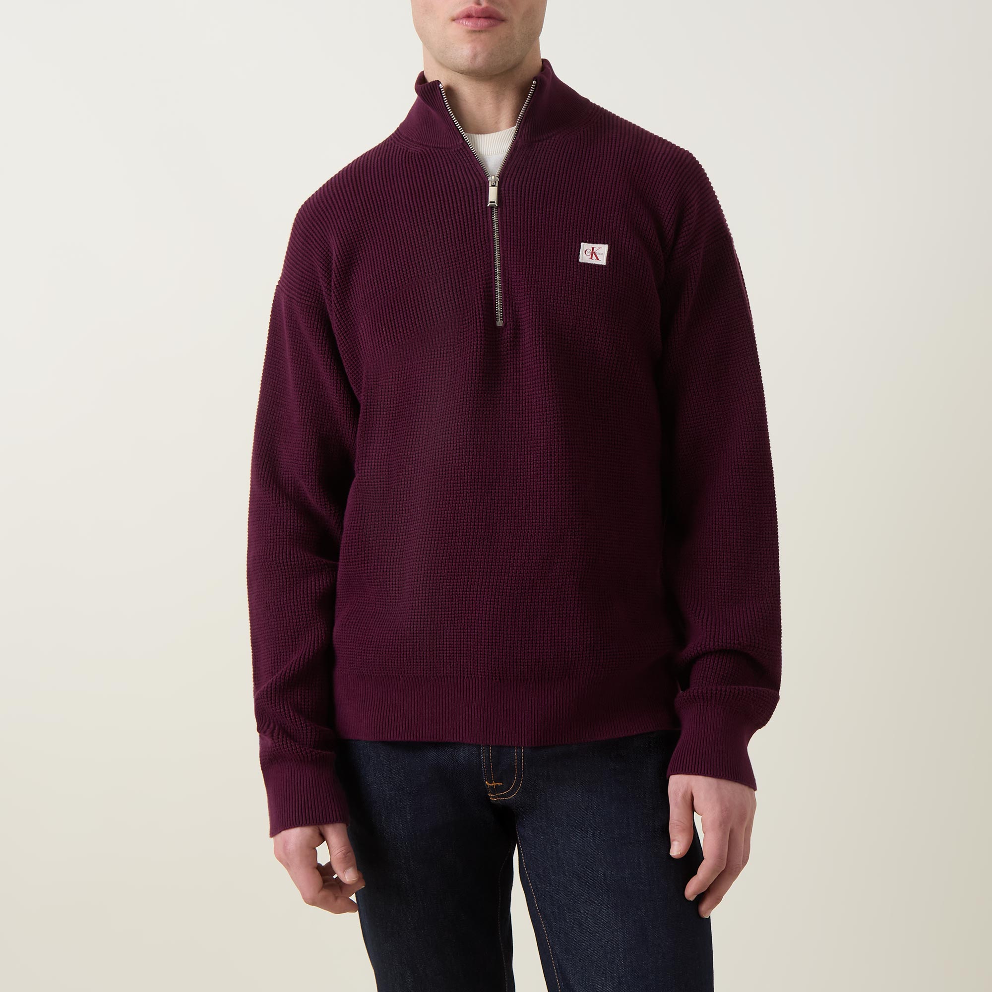 Logo Half-Zip Sweater