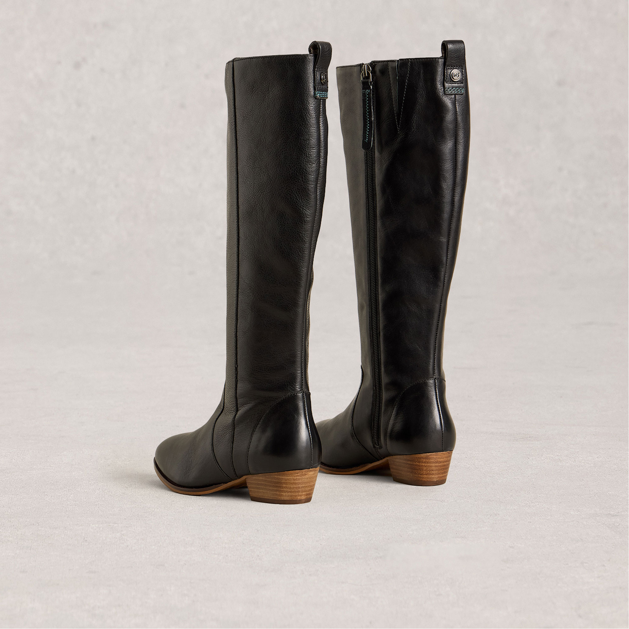 WHITE STUFF Willow Leather Knee High Boots