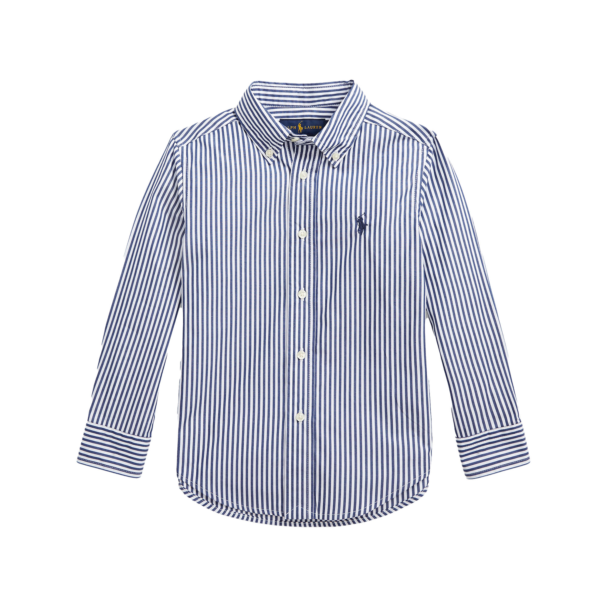 Pony Logo Striped Poplin Shirt