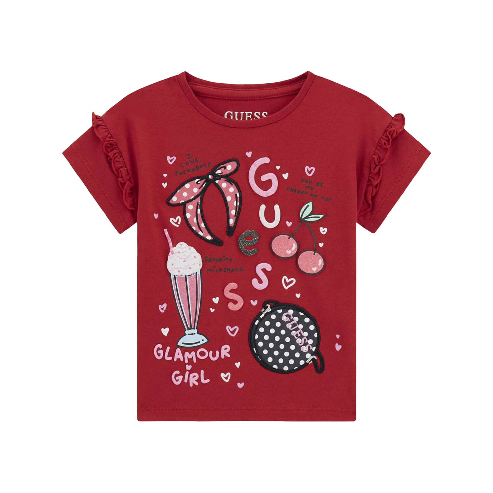 Ruffle Graphic T-Shirt