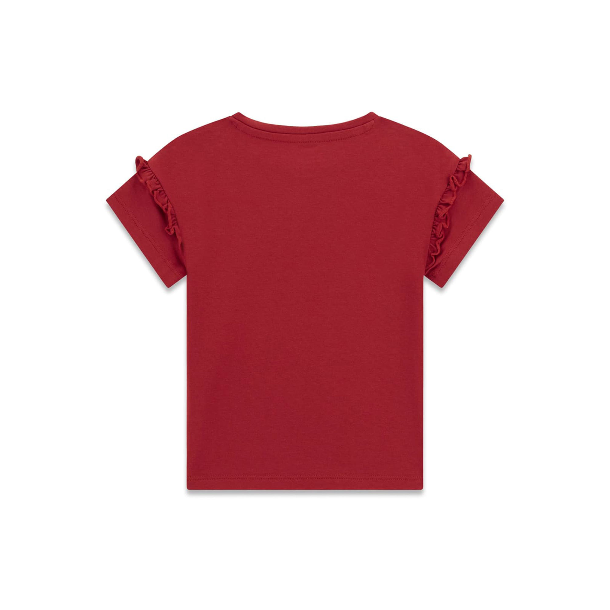 Ruffle Graphic T-Shirt