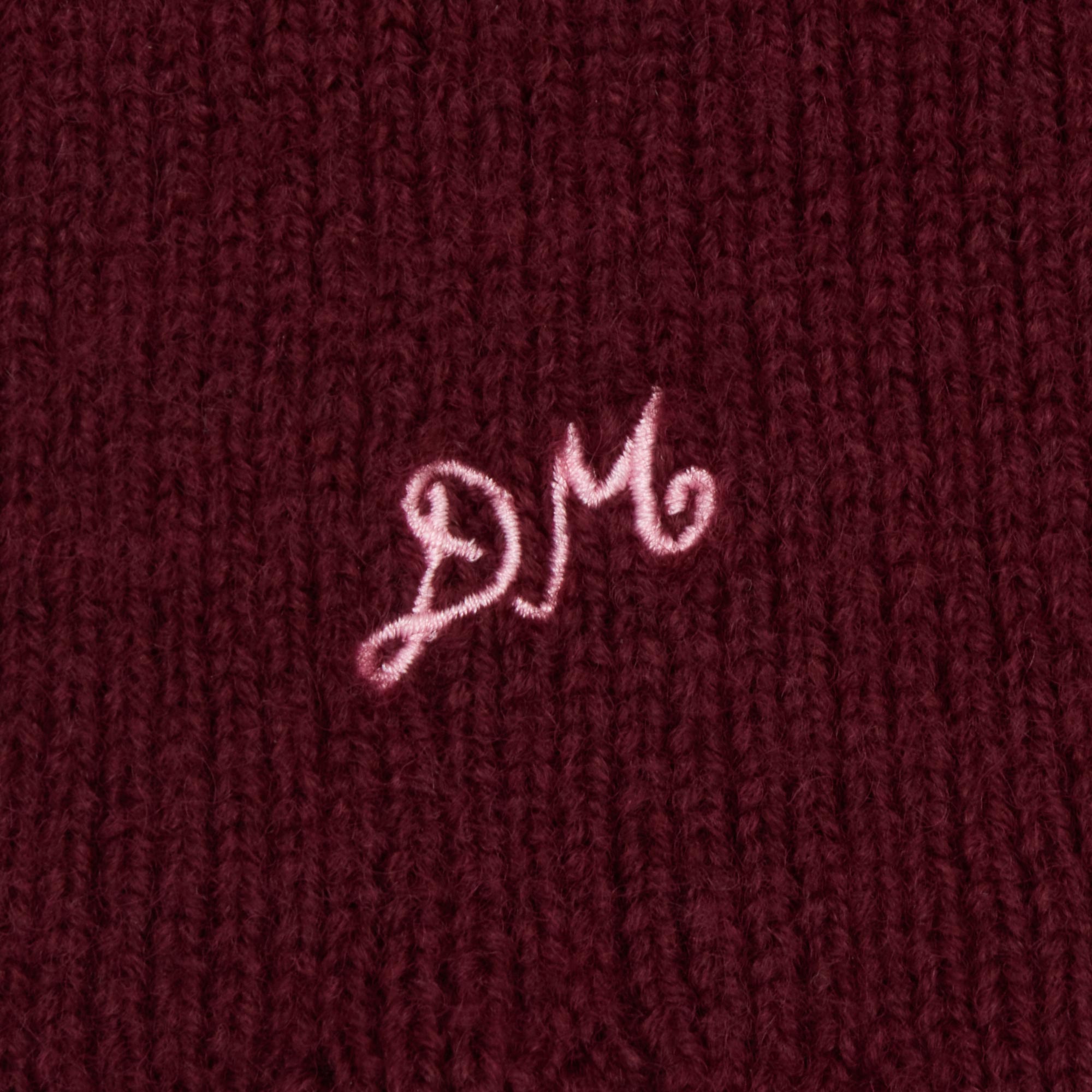 DAMSON MADDER Tassel Hooded Logo Scarf