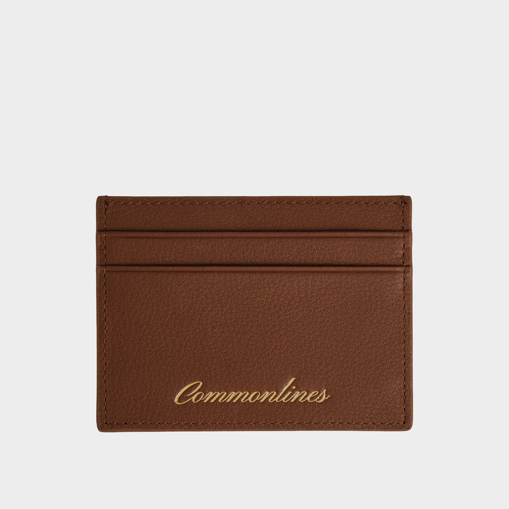 COMMON LINES Logo Leather Cardholder