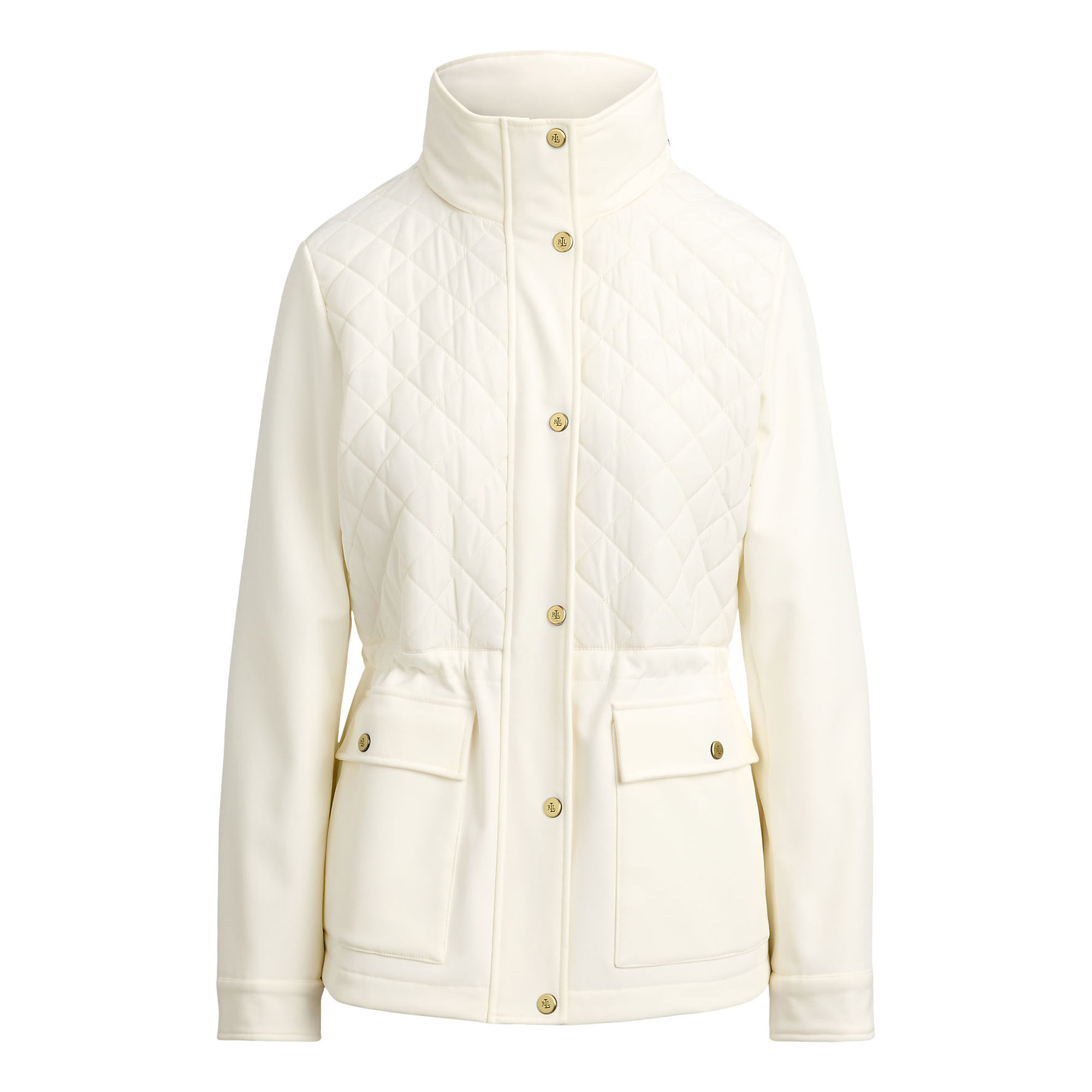 LAUREN Double Pocket Diamond Quilted Jacket
