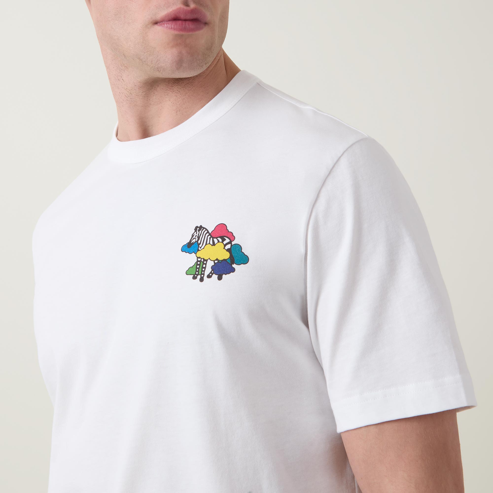 PS PAUL SMITH Cloud Zebra Graphic T-Shirt