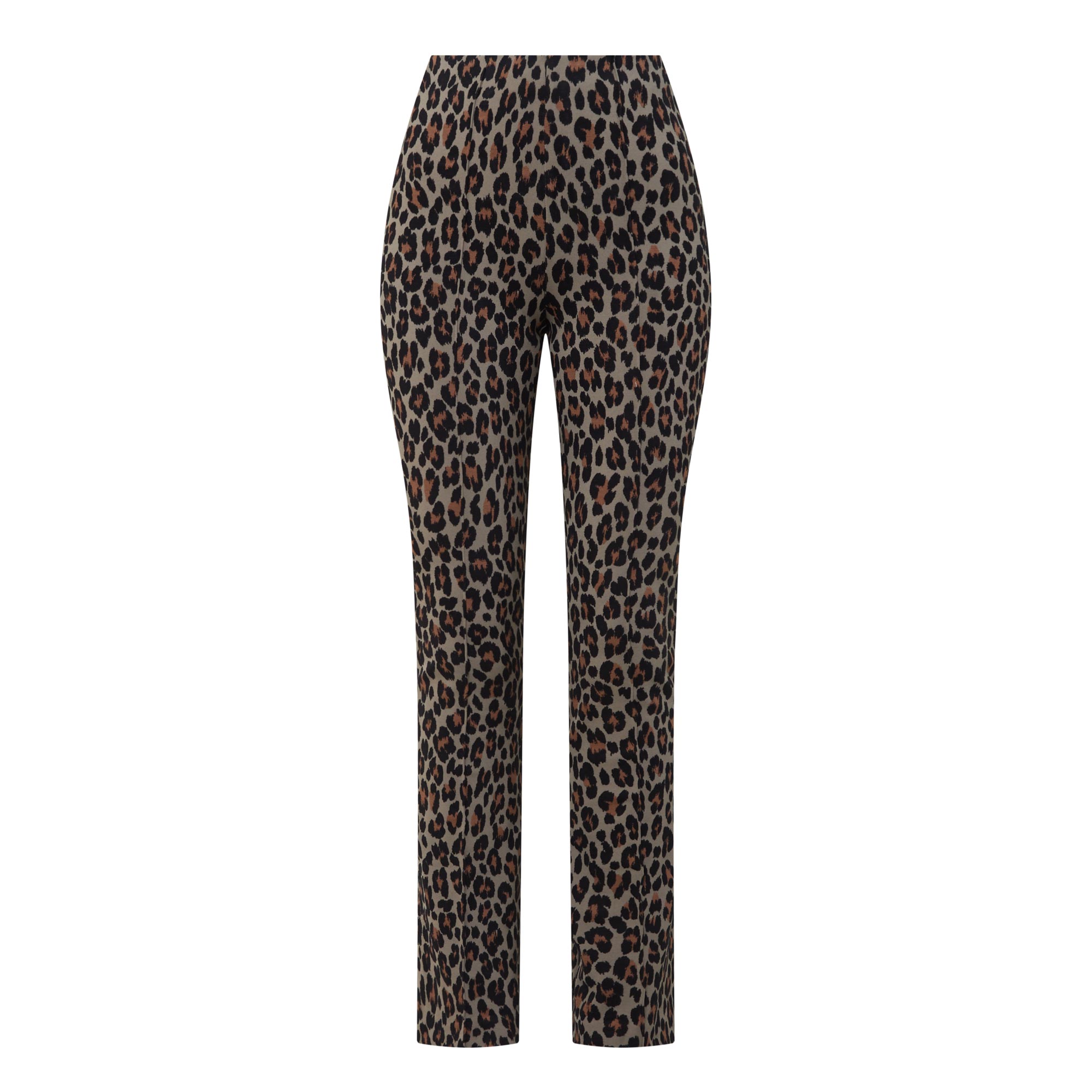 Perfect Fit Leopard Flared Trousers