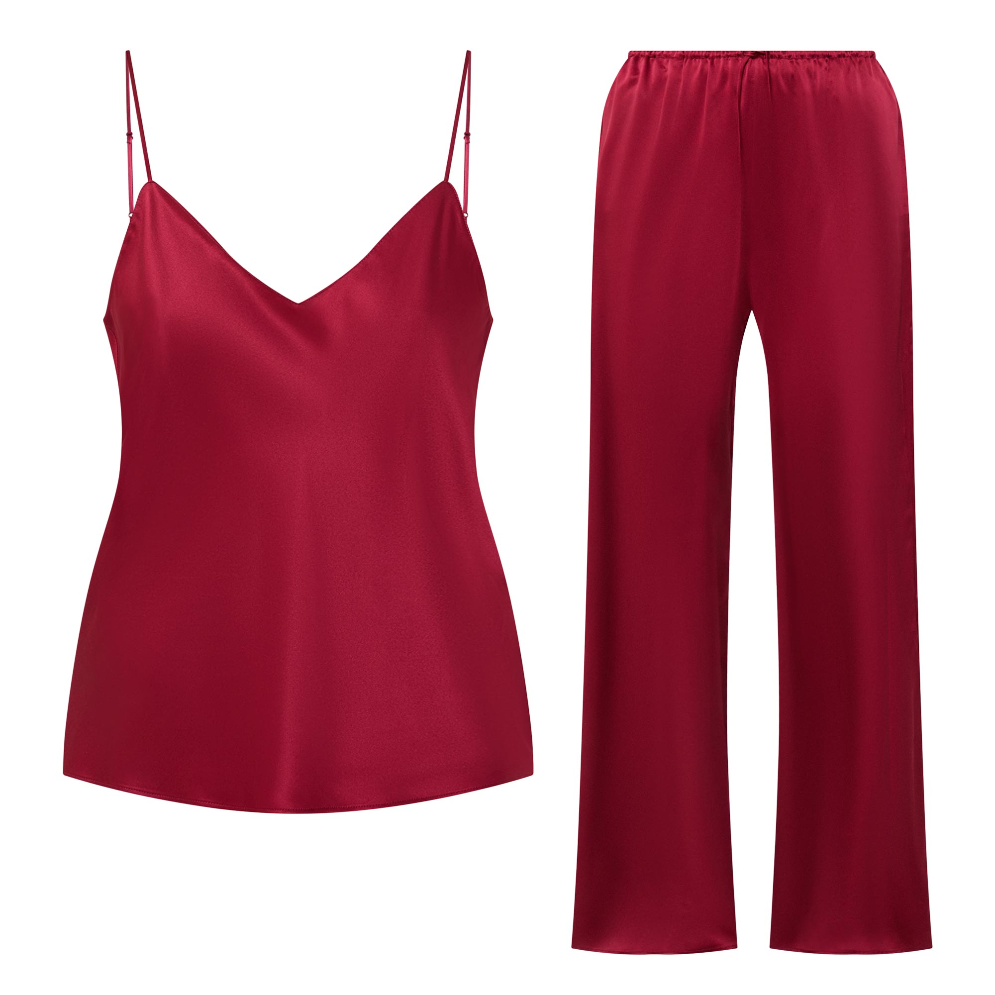 OLIVIA VON HALLE Camisole Silk Pyjama Set