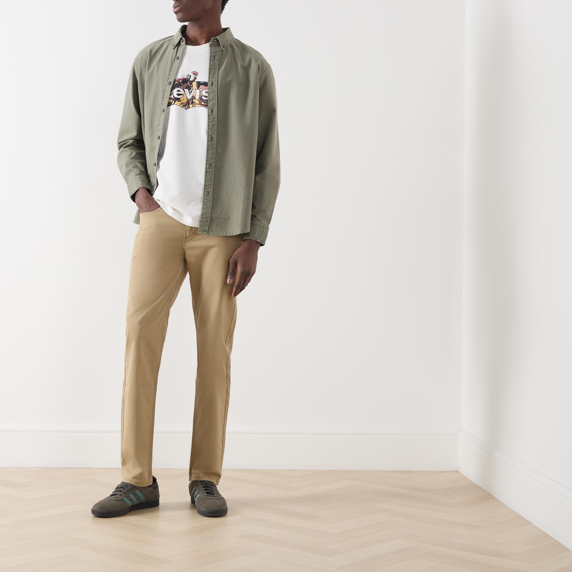 LEVIS Authentic Logo Single Cuff Shirt