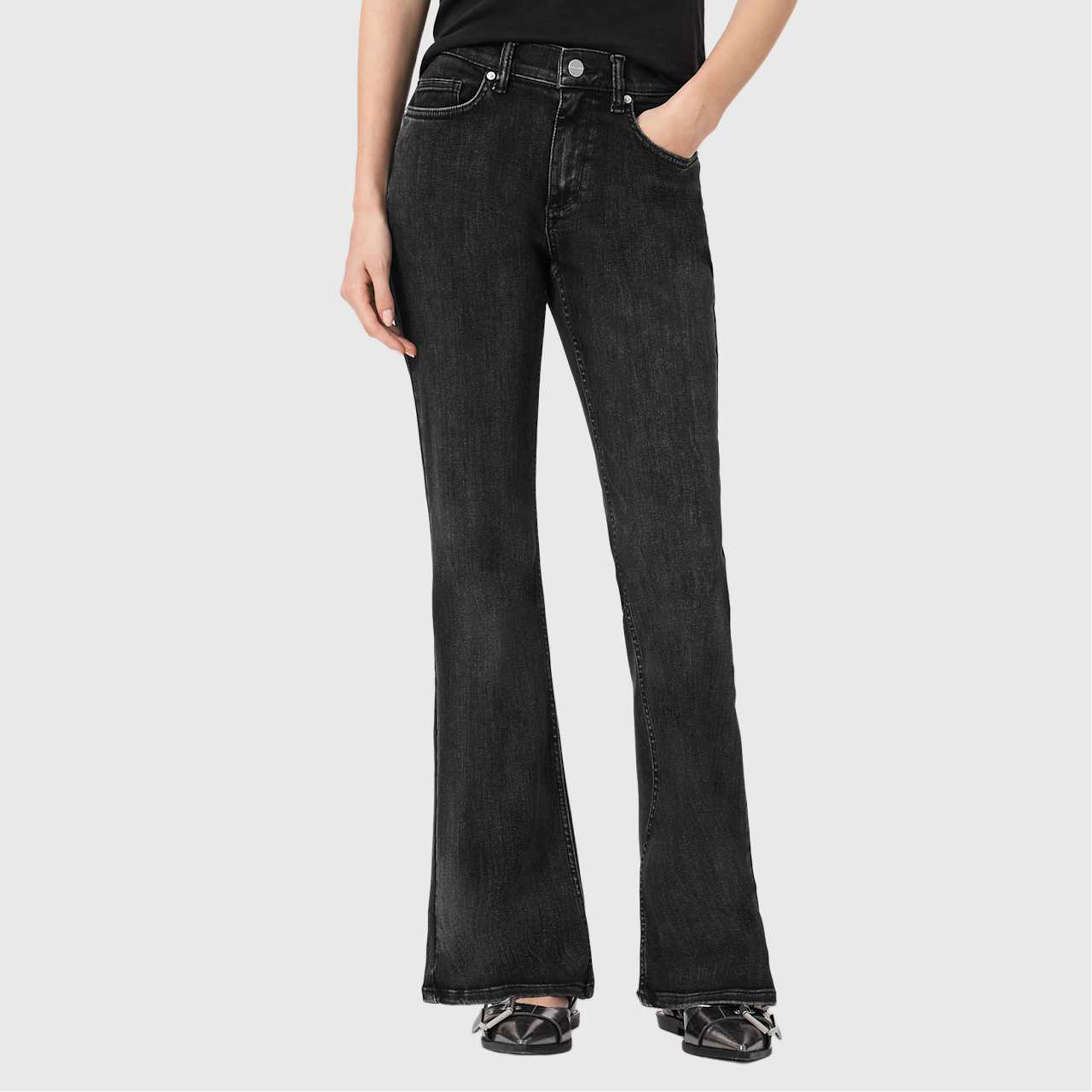 ALLSAINTS Ember High-Rise Stretch Jeans