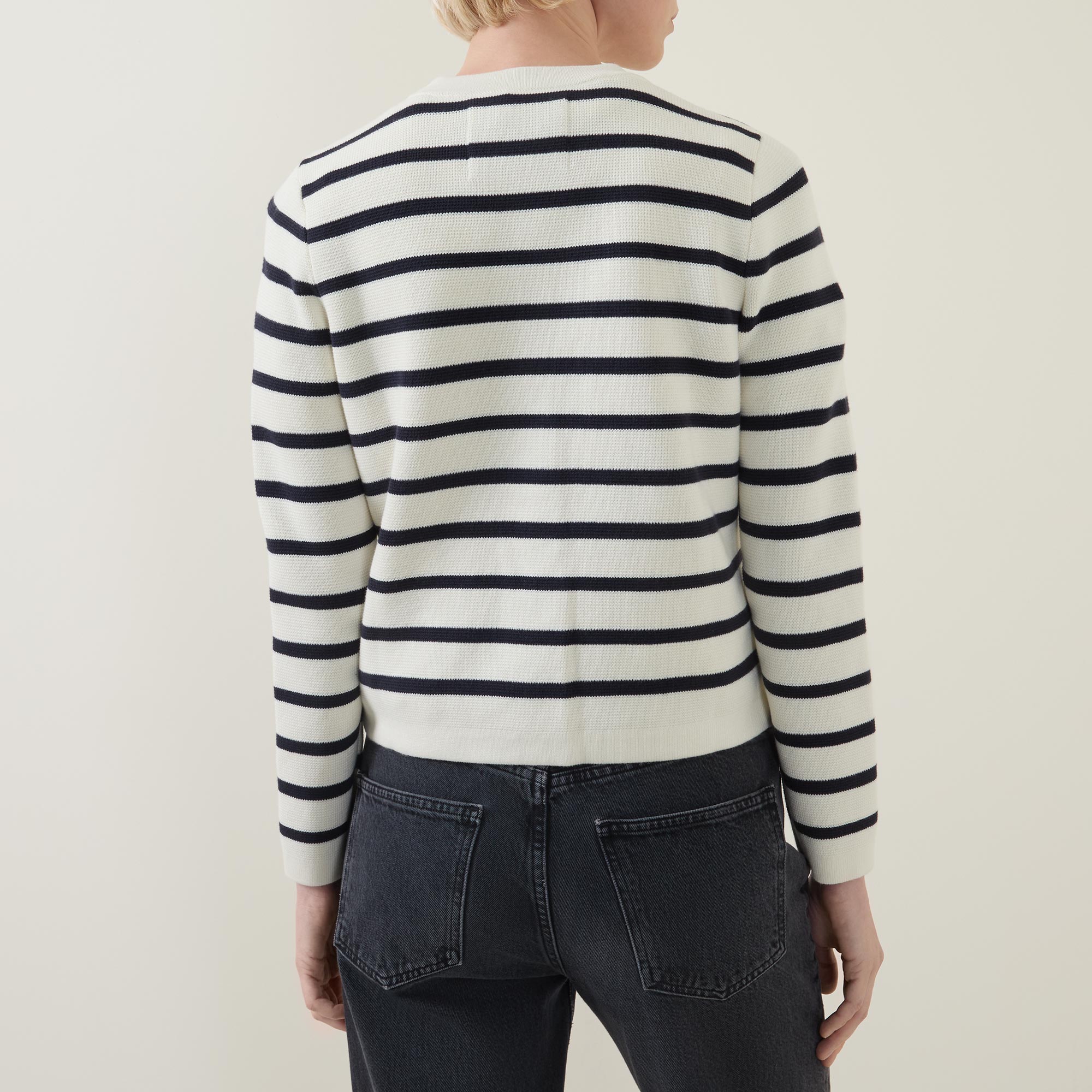 Stripe Knit Cardigan