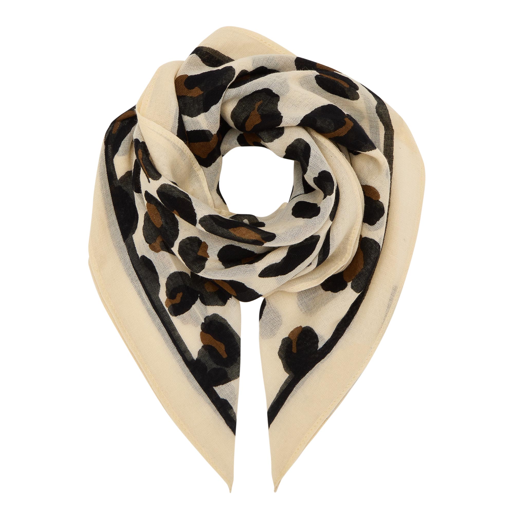 Alvienne Leopard Print Scarf