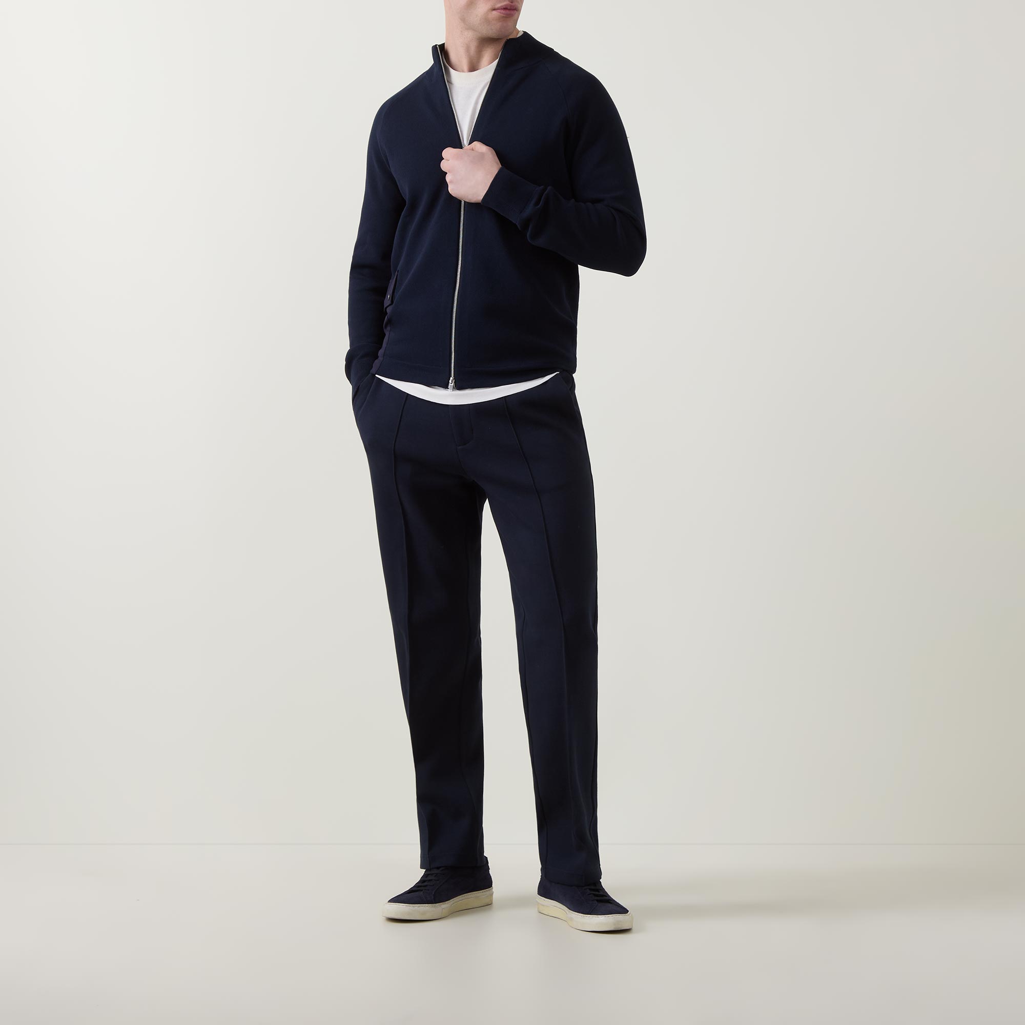 Flap Pocket Zip Sweatshirt