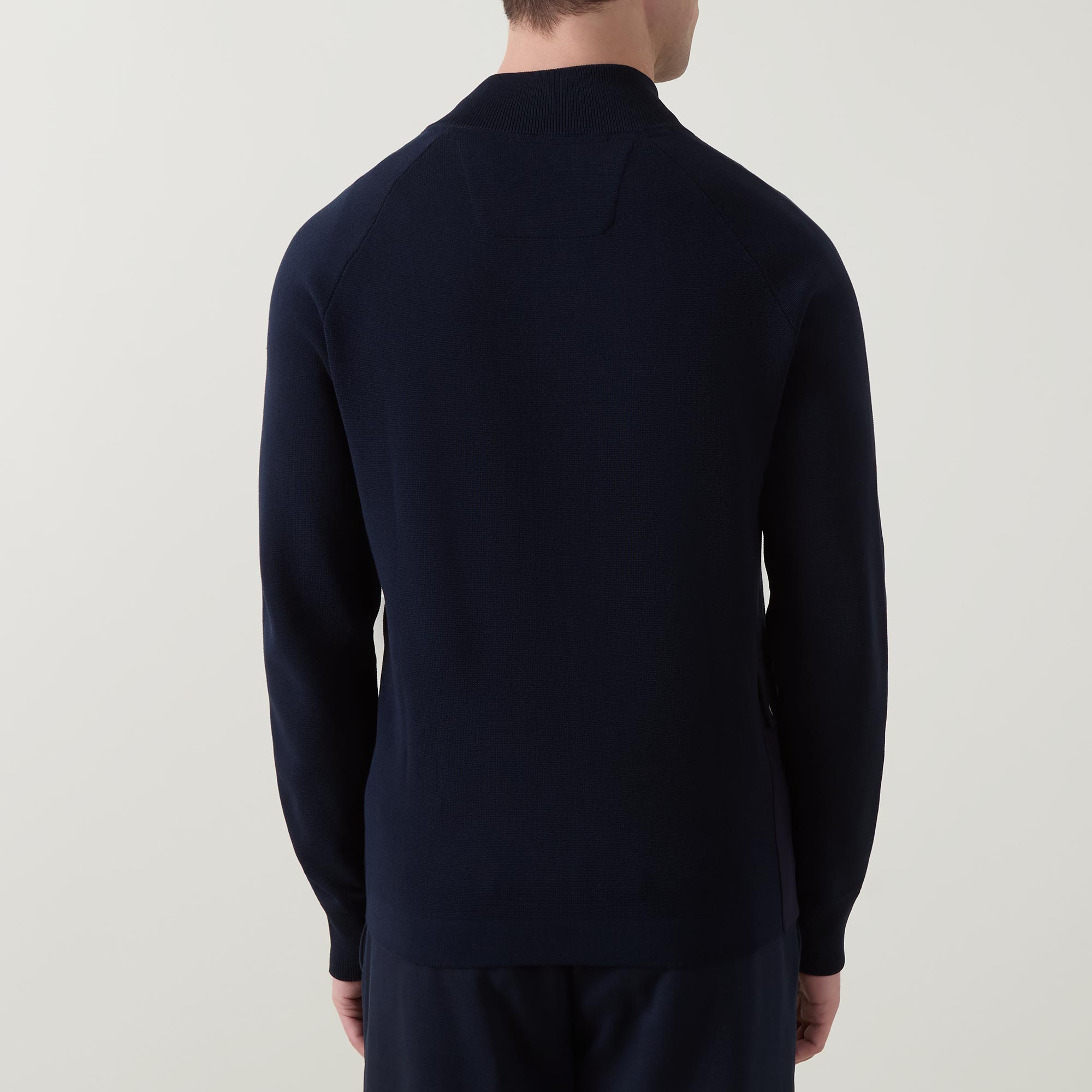 Flap Pocket Zip Sweatshirt