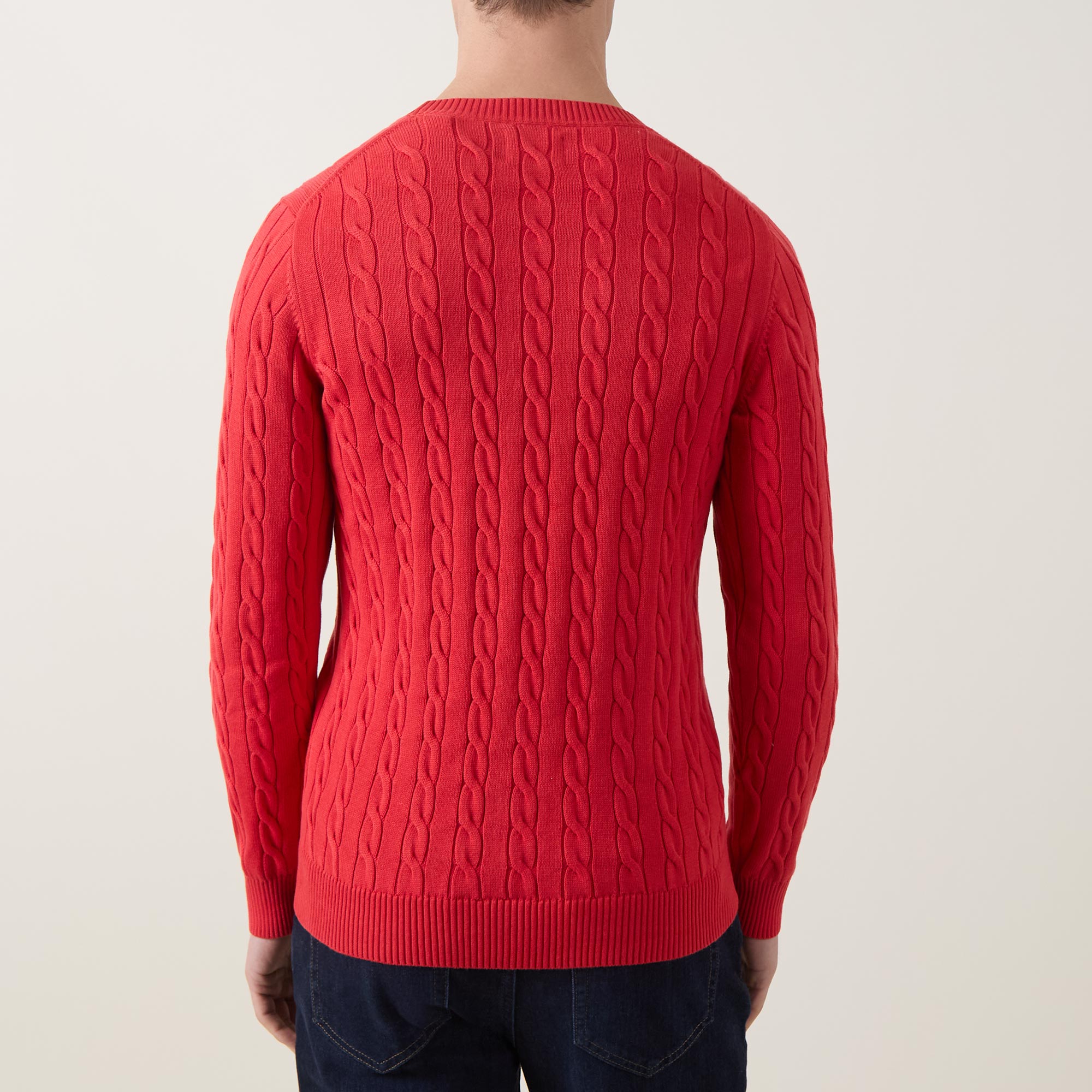 GANT Shield Logo Cable Knit Sweater