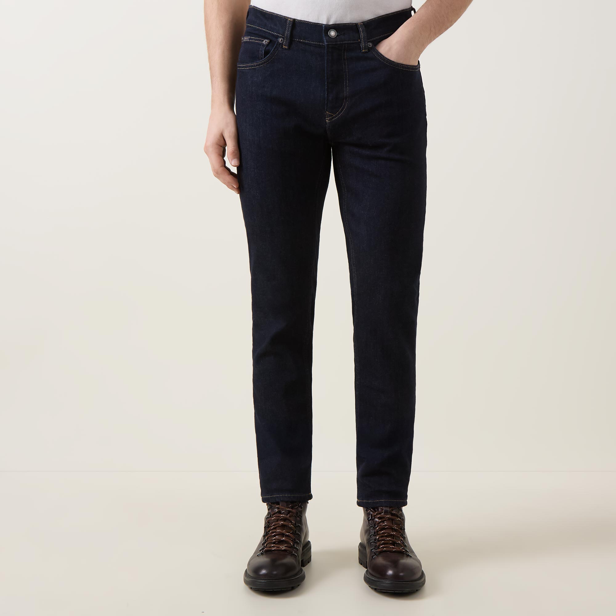 Clean Wash Slim Leg Denim Jeans