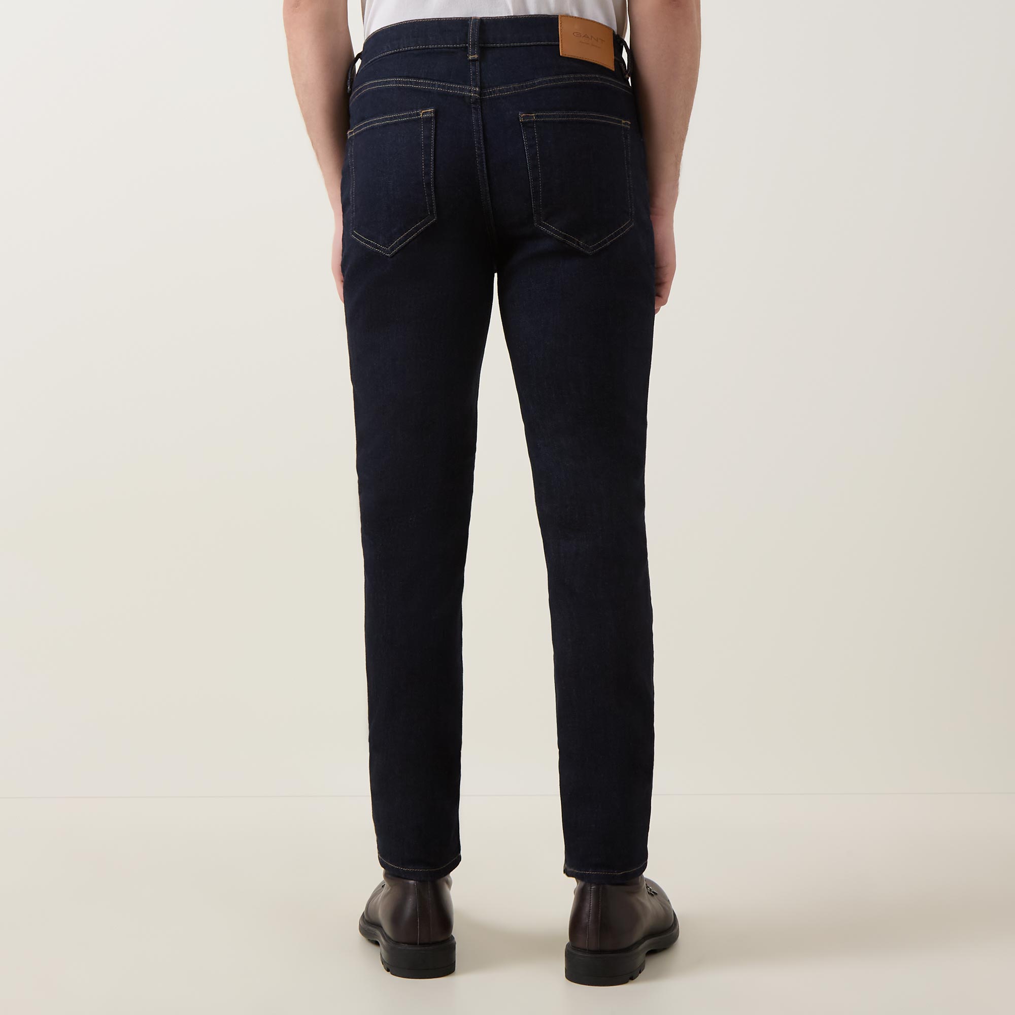 Clean Wash Slim Leg Denim Jeans