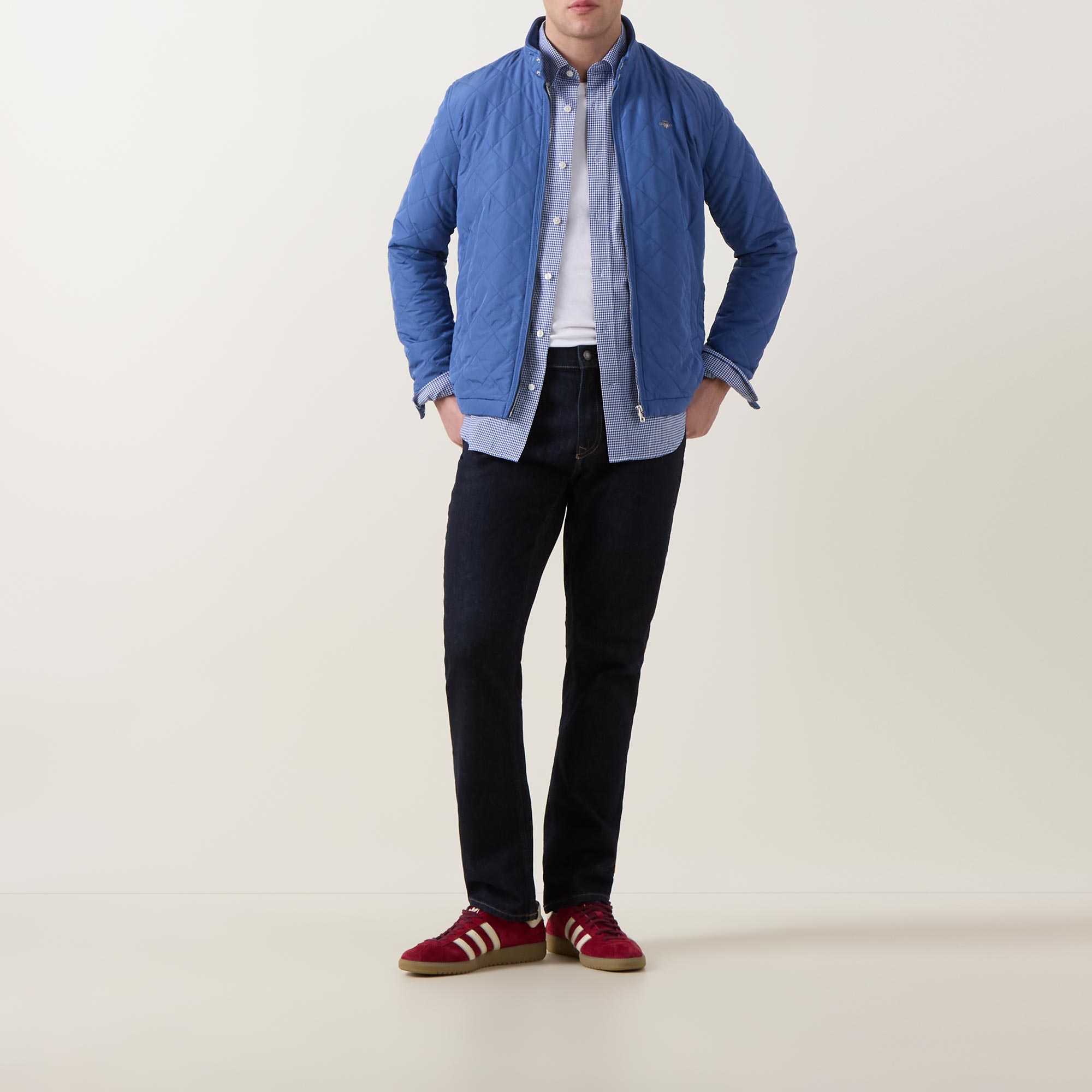 Clean Wash Straight Leg Denim Jeans