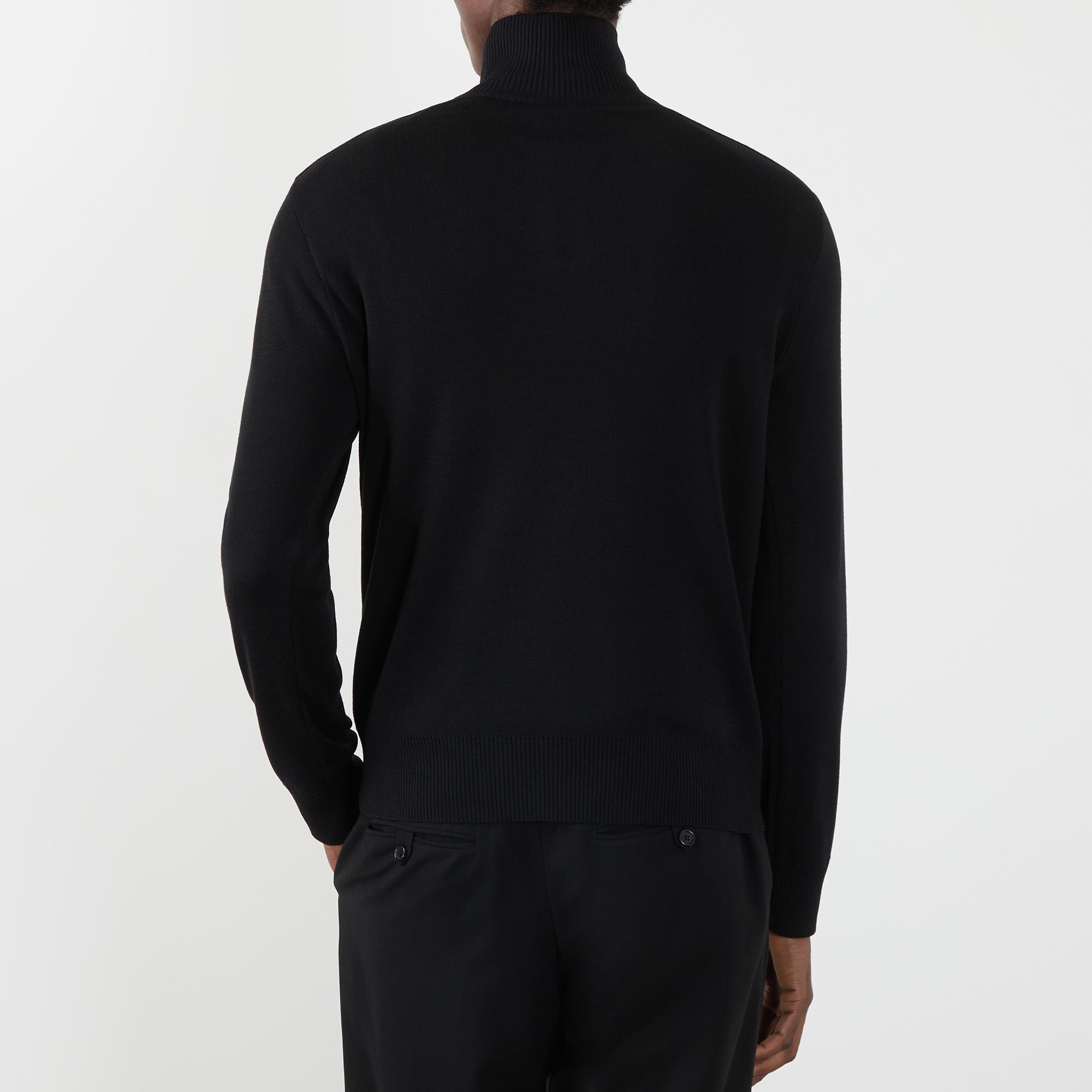 BURBERRY Cameron Logo Half-Zip Sweater