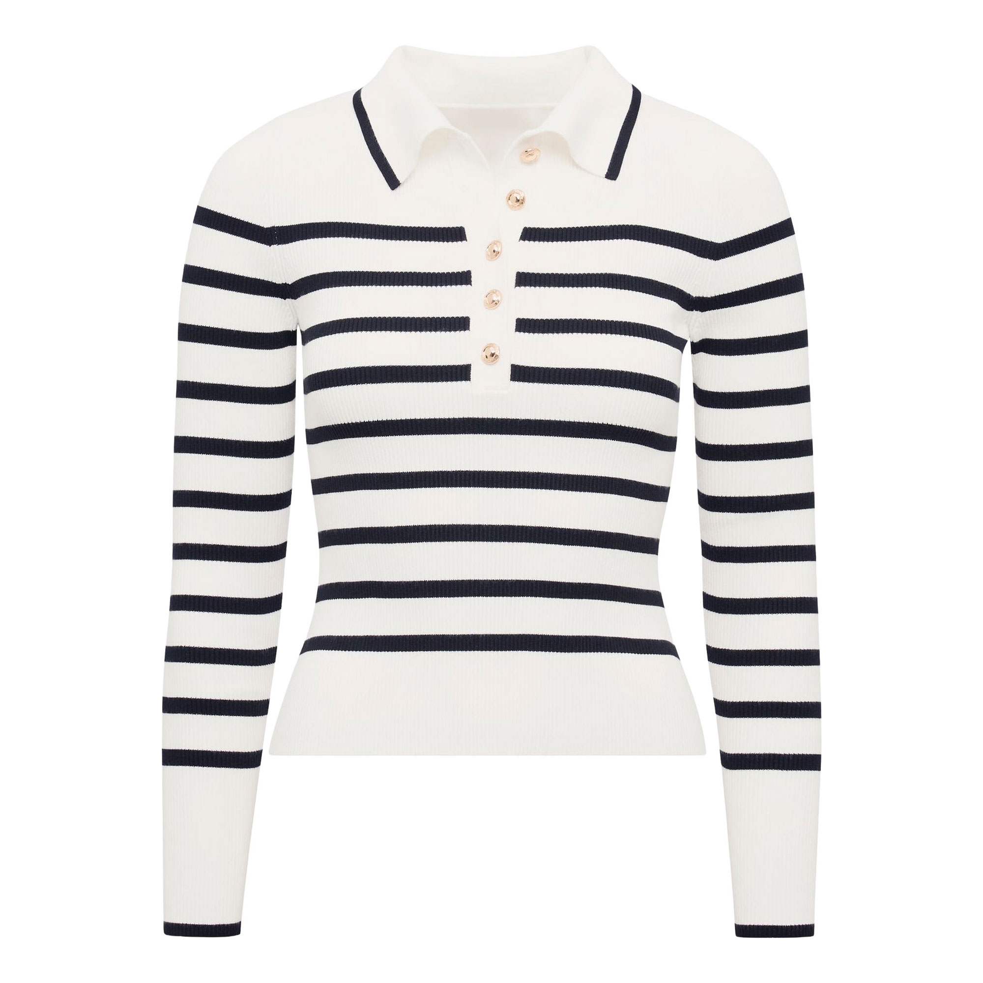 Sasha Stripe Polo Shirt