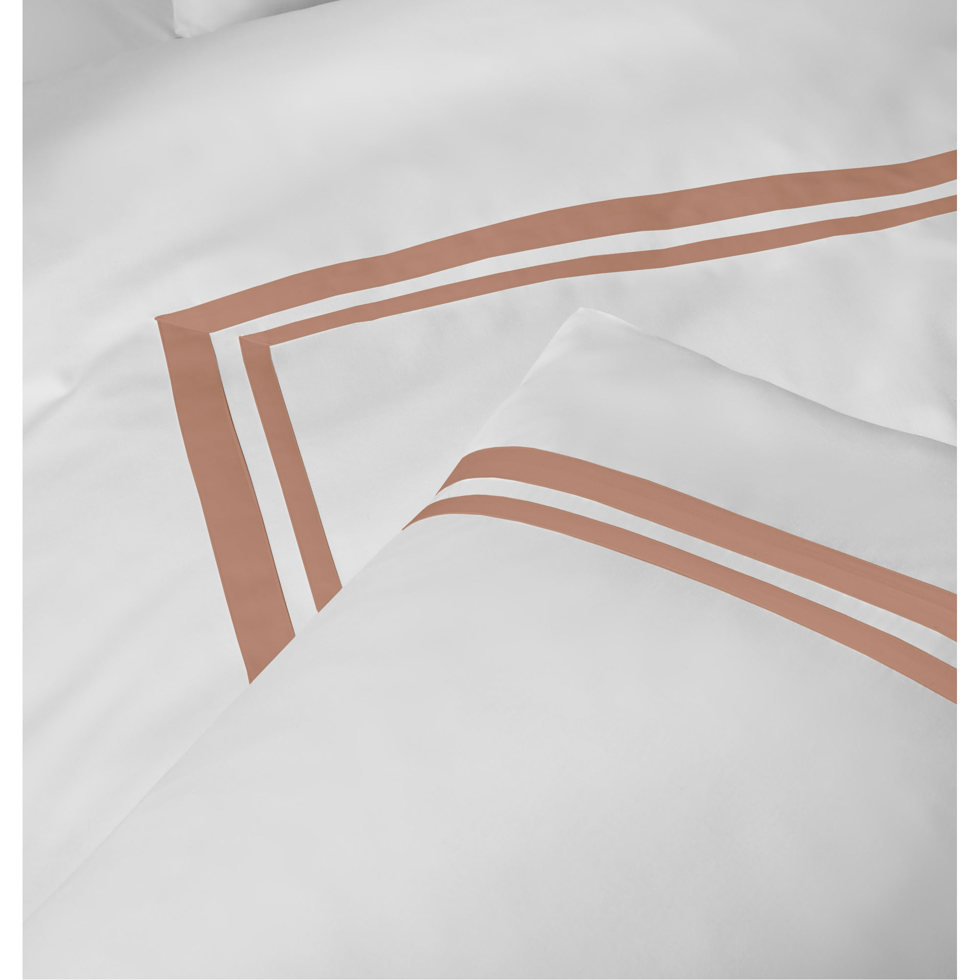 KARLA BREE 400 Thread Count Wide Narrow Stripe Square Pillowcase Pair ...