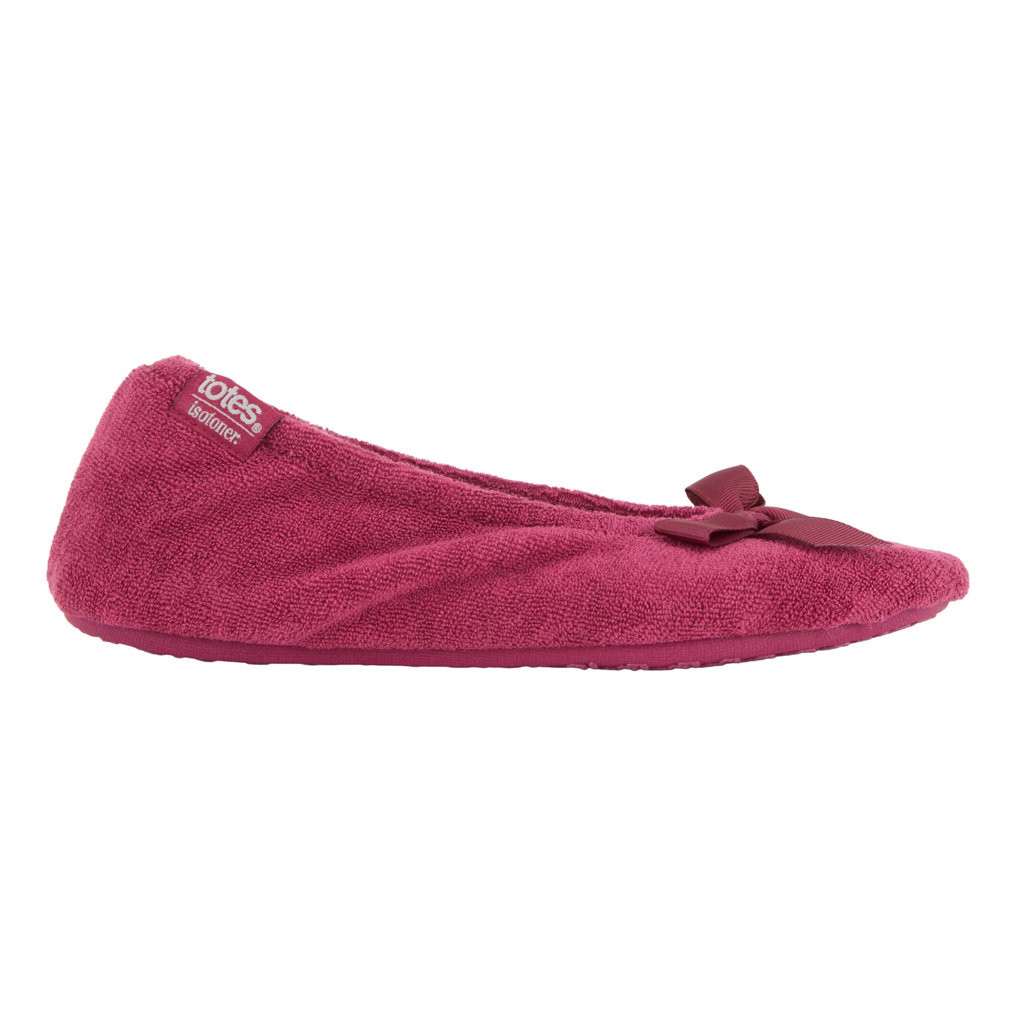 TOTES Isotoner® Terry Ballerina Slippers