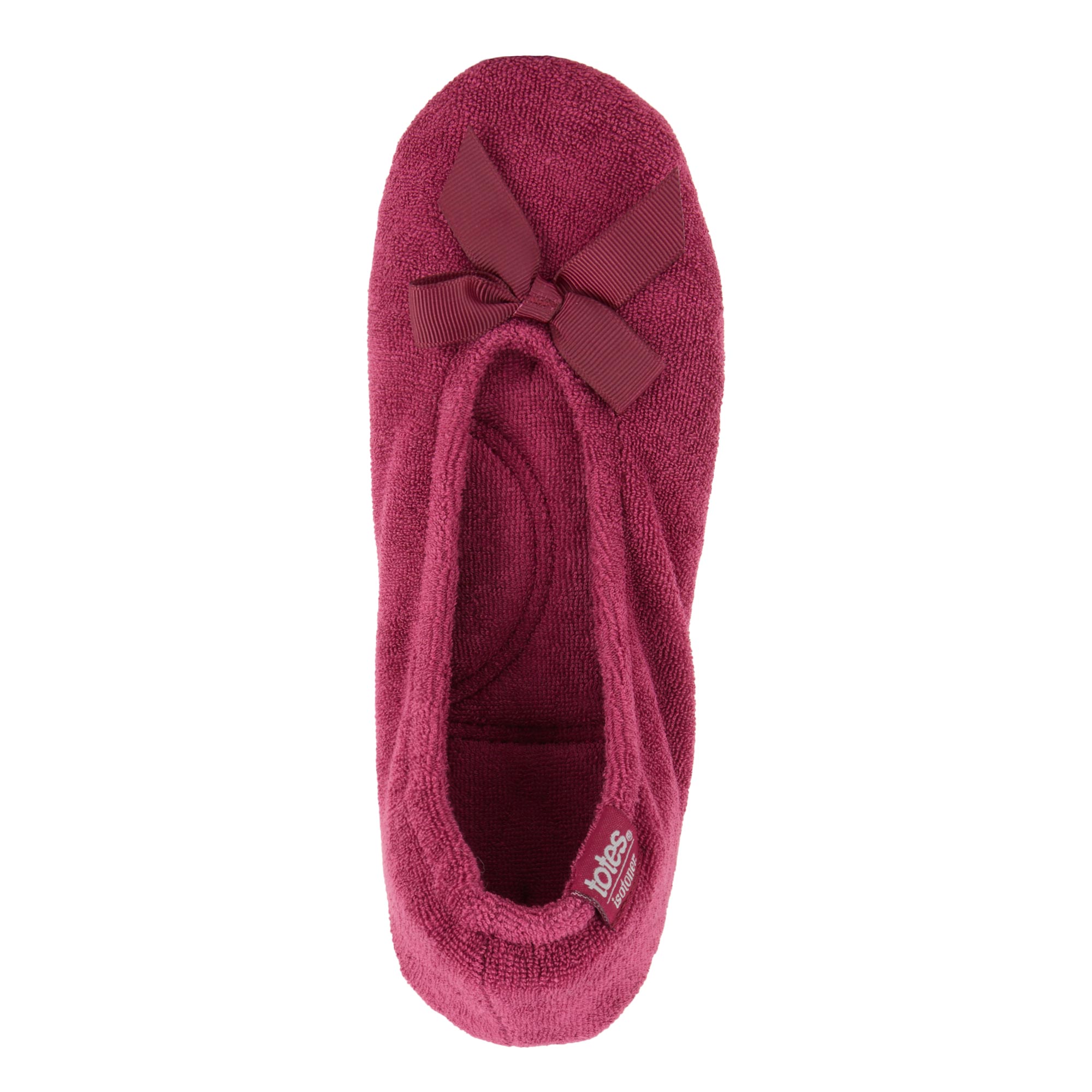 TOTES Isotoner® Terry Ballerina Slippers
