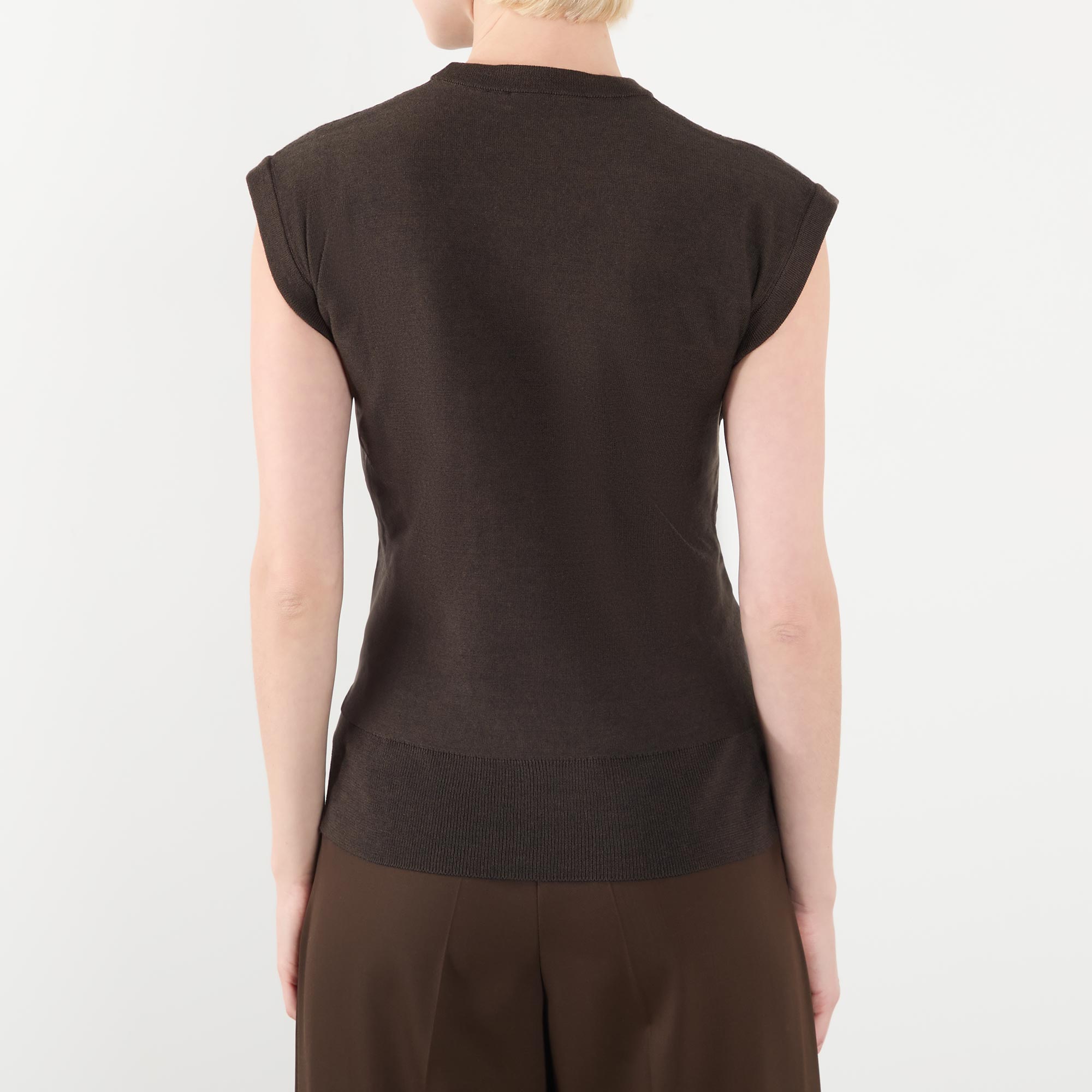 LEMAIRE Tie Waist Knitted Vest