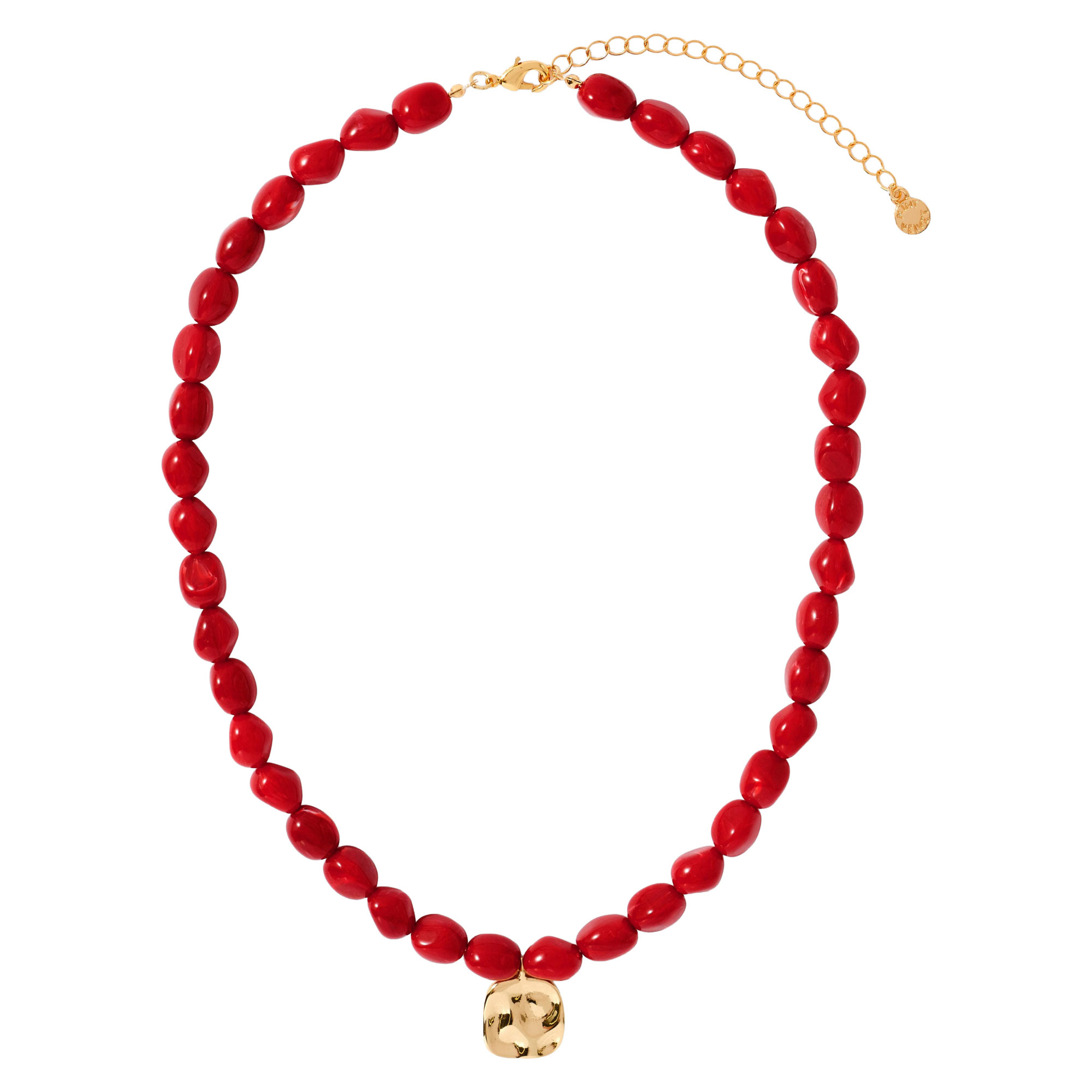 MINT VELVET Beaded Charm Necklace