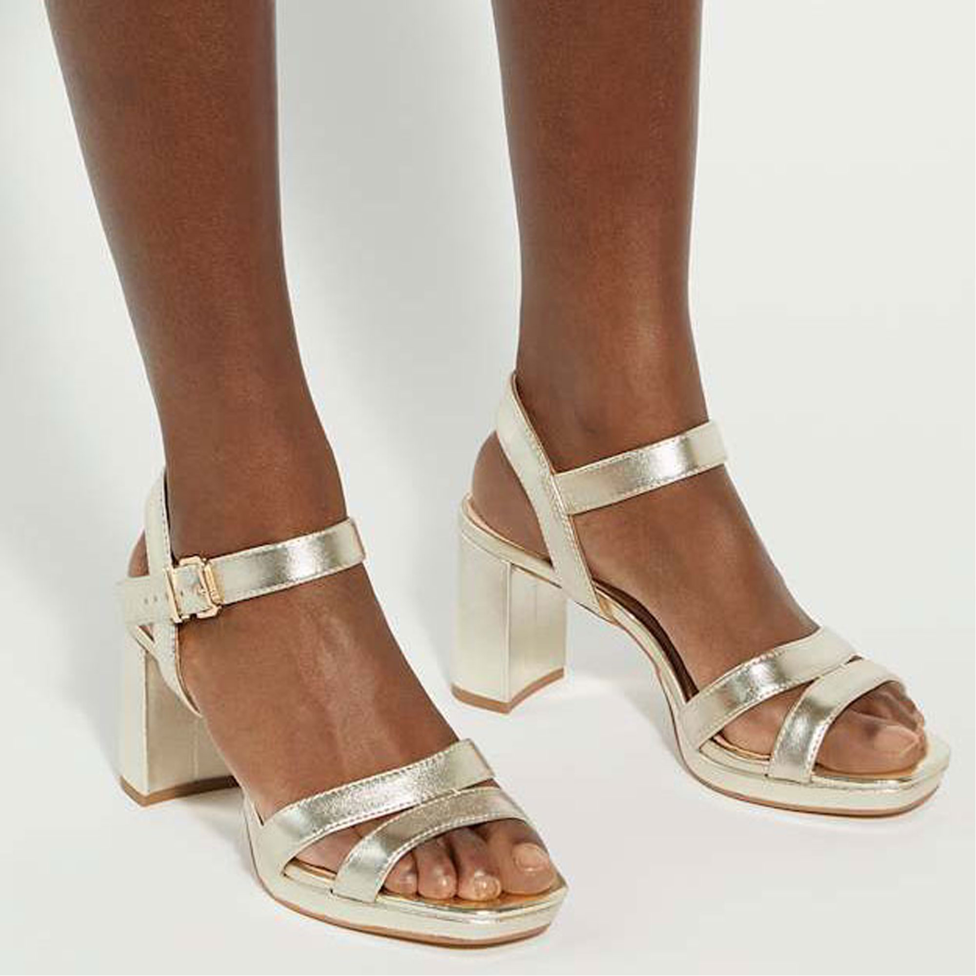 DUNE LONDON Manifesting Block Heel Sandals
